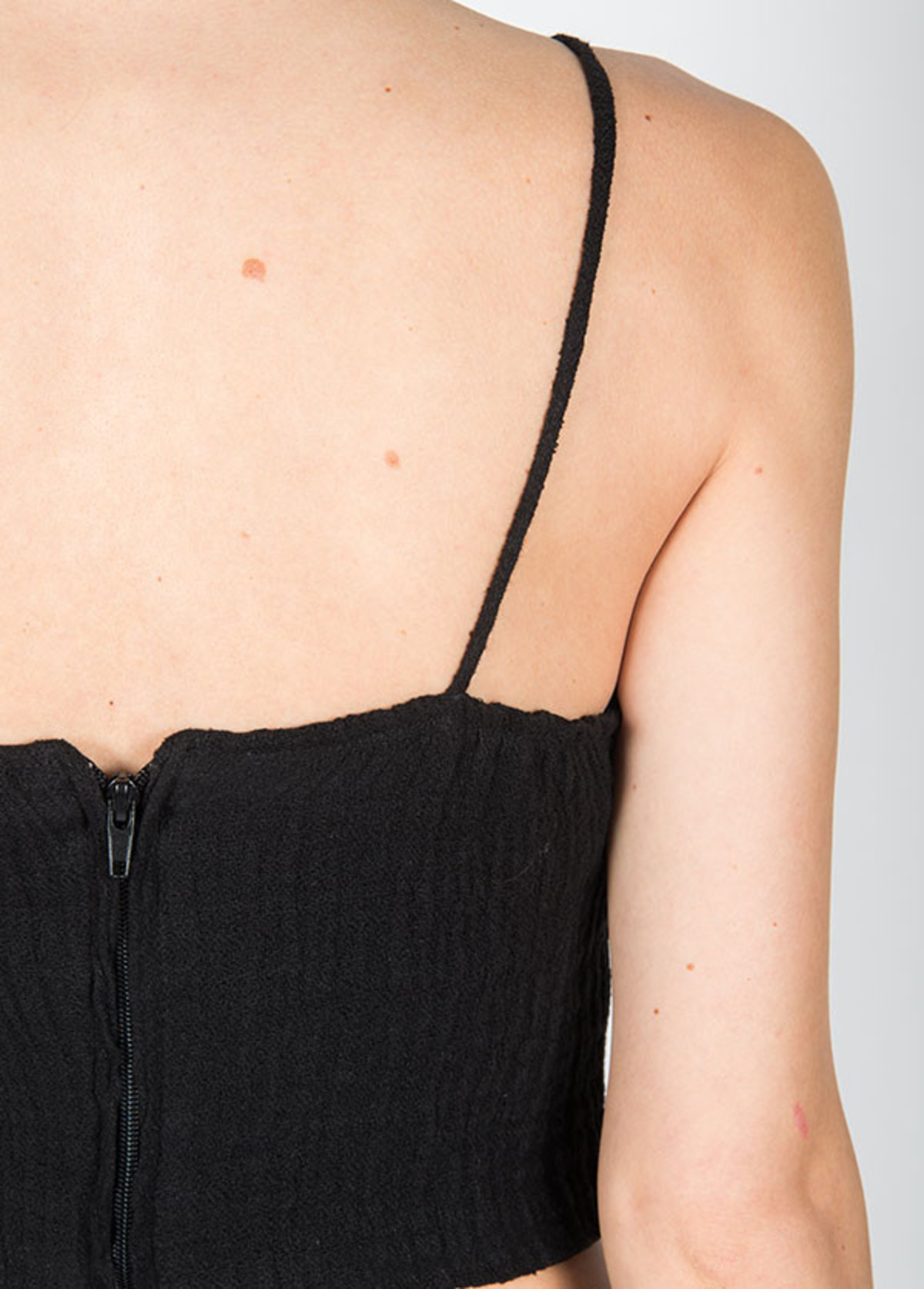 Objects Without Meaning - Leila Crop Top in Ink | Garmentory