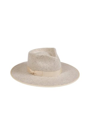 Lack of Color Carlo Rancher Hat - Ivory Grey | Garmentory