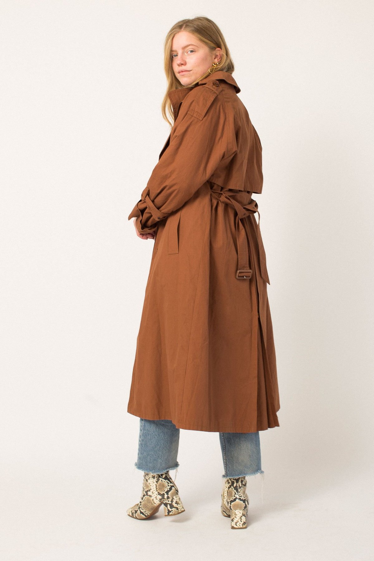 Vintage Trench Coat - Rust | Garmentory