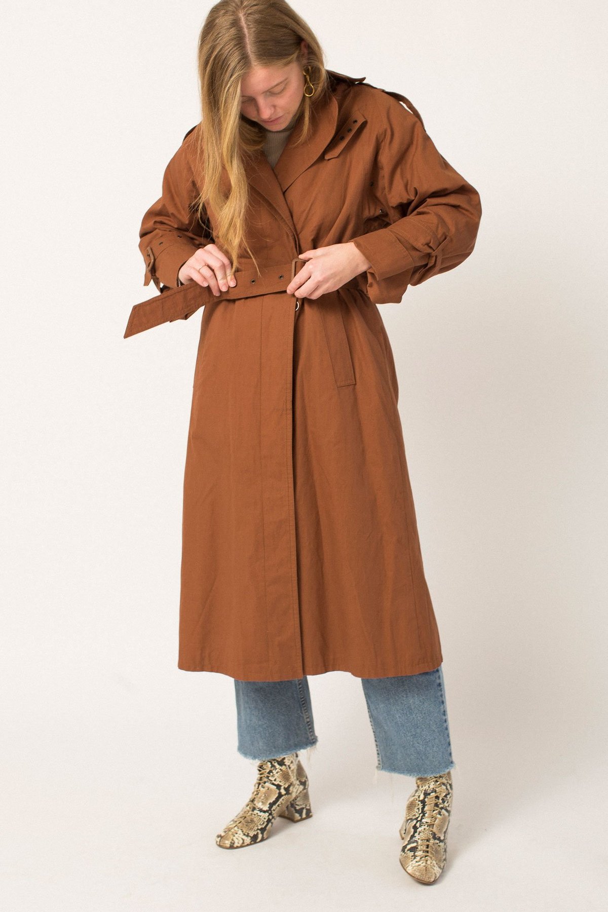 Vintage Trench Coat - Rust | Garmentory