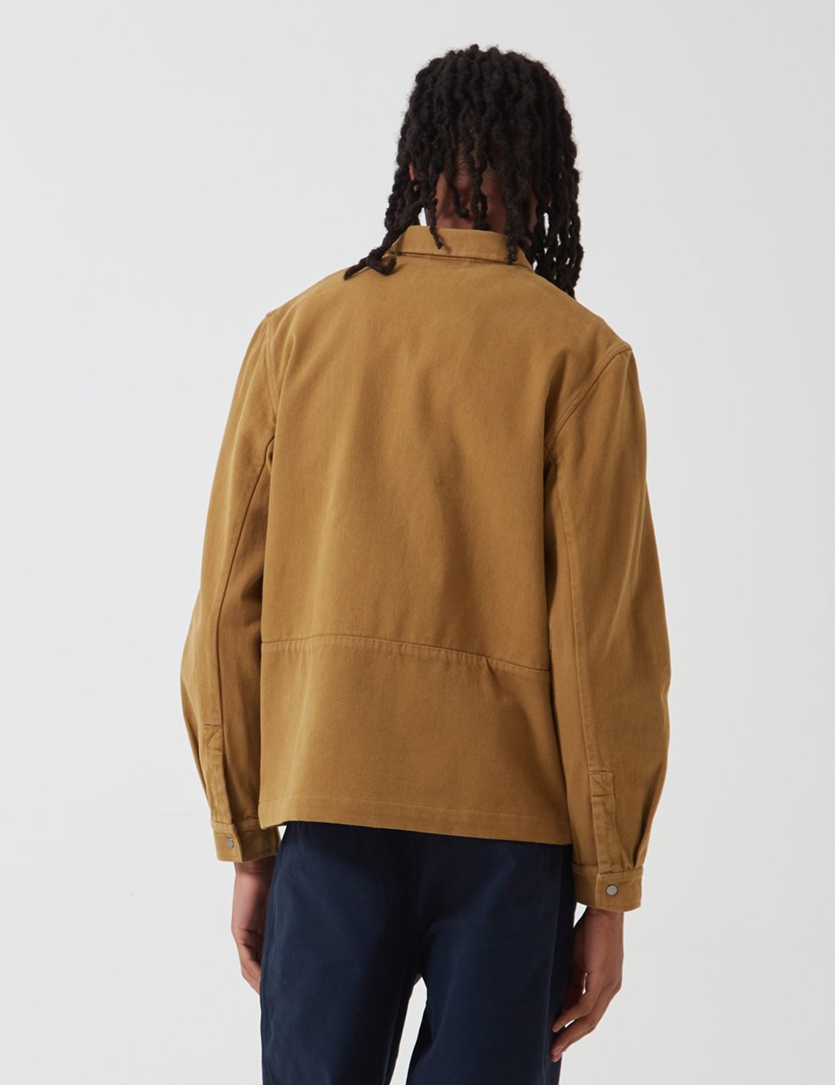 Folk Clothing Fraction Cotton Jacket - BEIGE | Garmentory