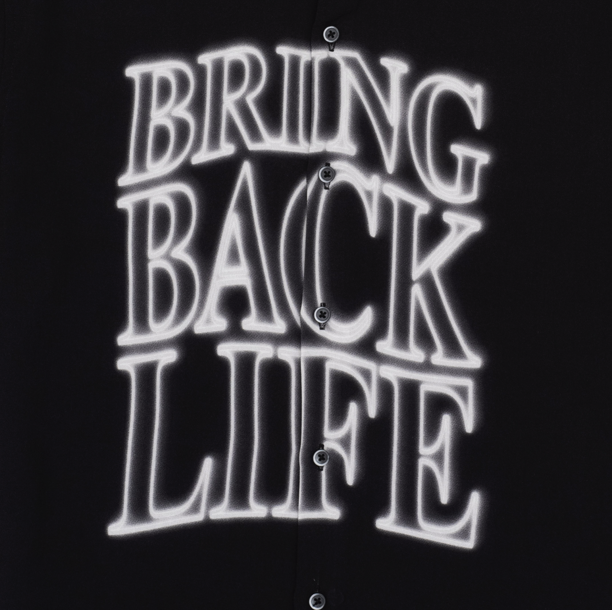 Ksubi Bring Back Life Short Sleeve Shirt - Black | Garmentory