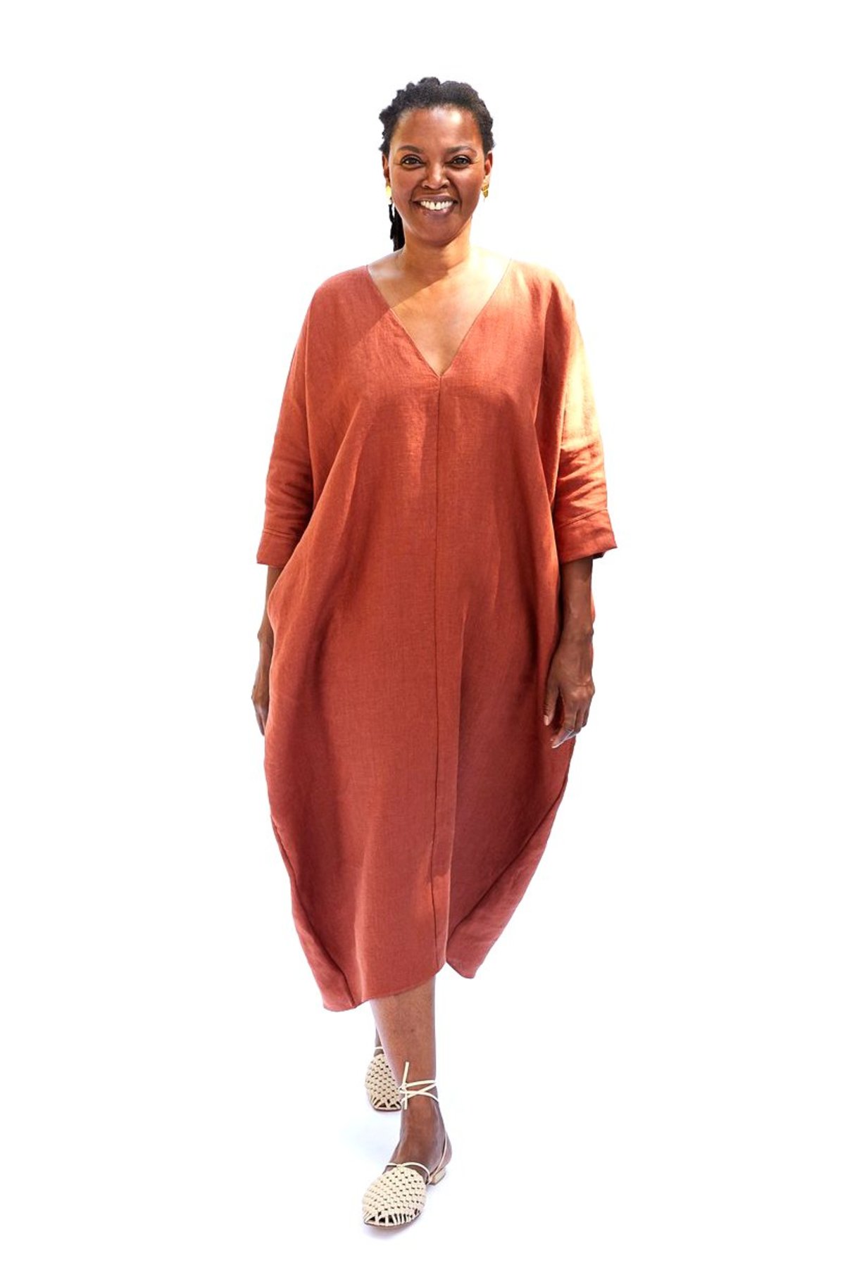 Rachel Craven Agnes Linen Dress - Clay | Garmentory