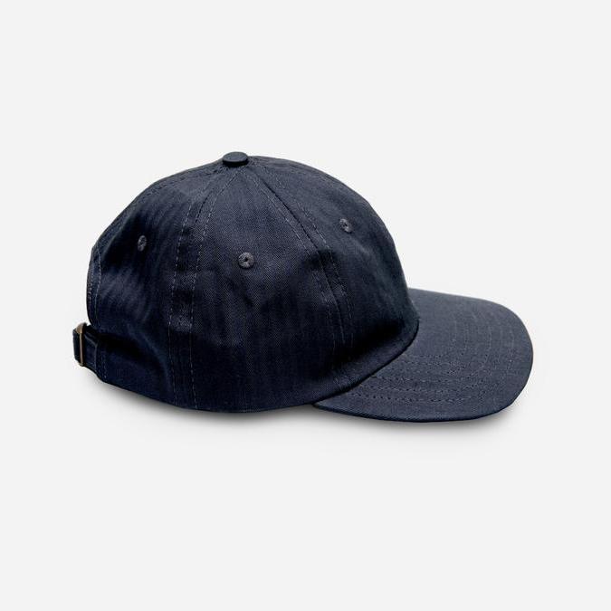 3Sixteen 6-Panel Cap - Navy Herringbone Twill | Garmentory