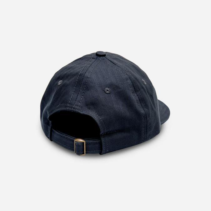 3Sixteen 6-Panel Cap - Navy Herringbone Twill | Garmentory