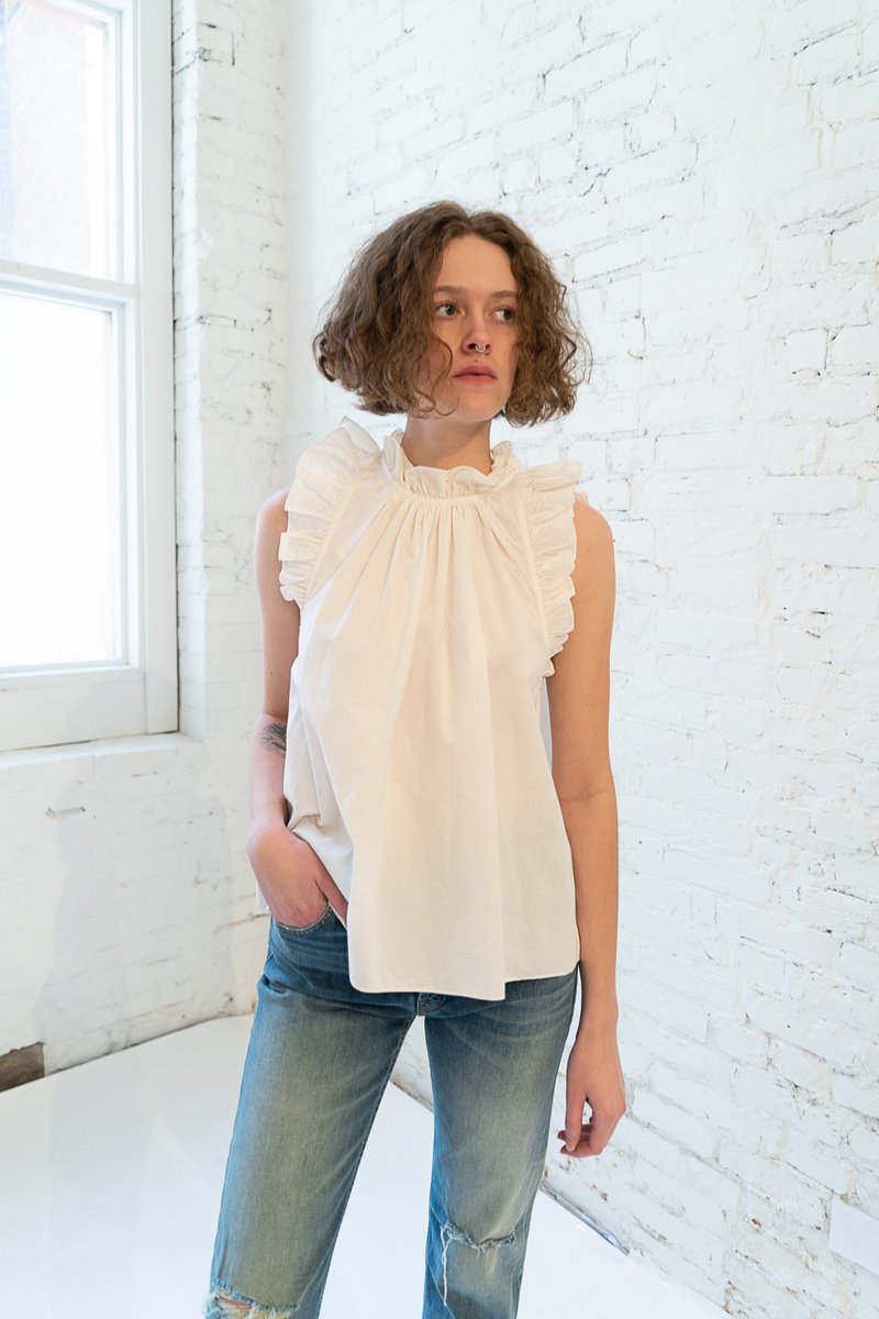 Ulla Johnson Tilda Top - Blanc | Garmentory