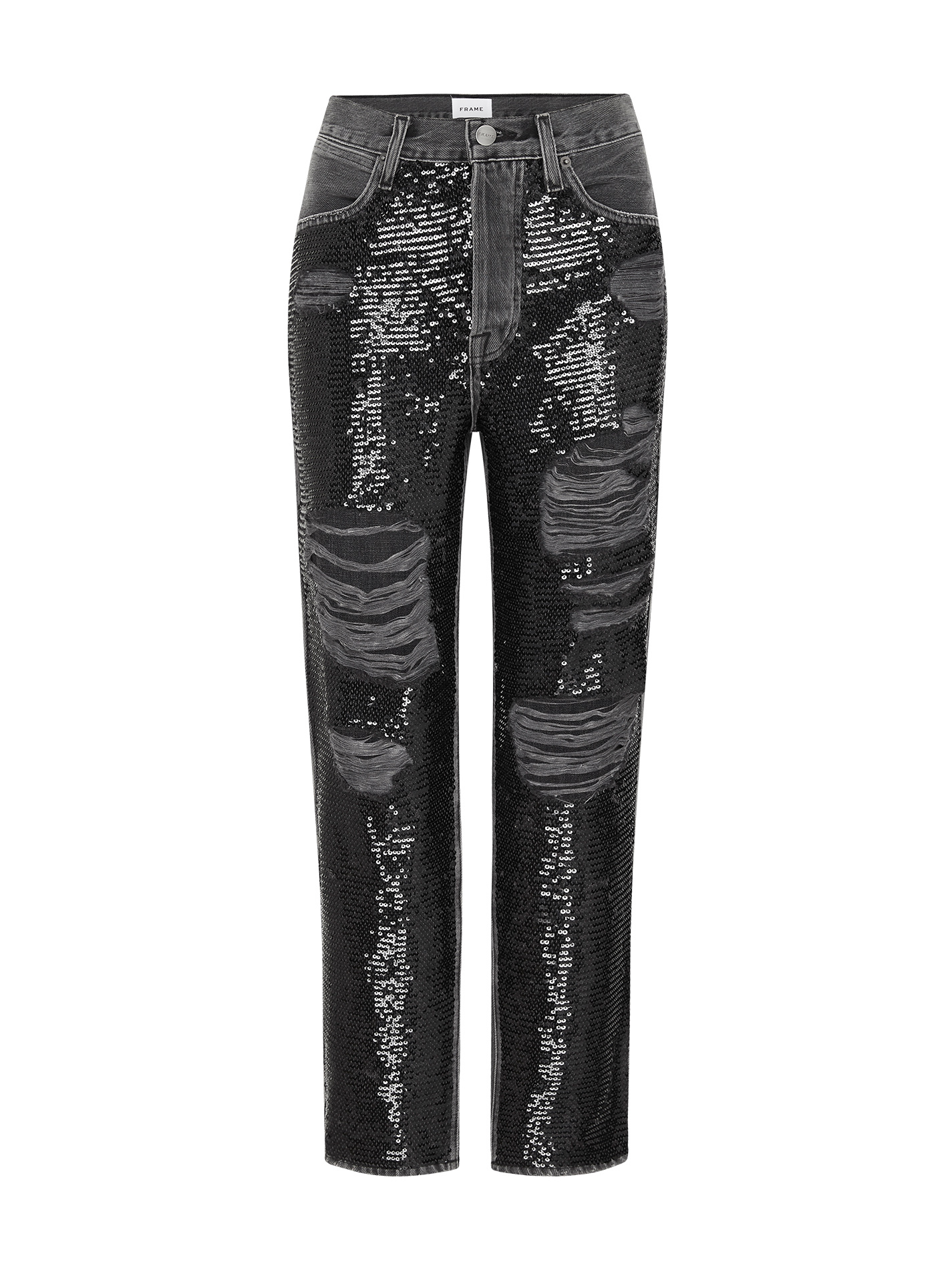 FRAME Denim Sequin Jeans - Basque Rips | Garmentory