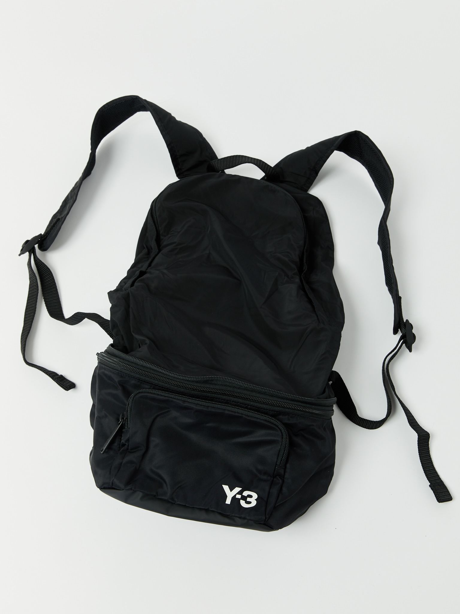 Unisex Y-3 Packable Backpack - Black | Garmentory