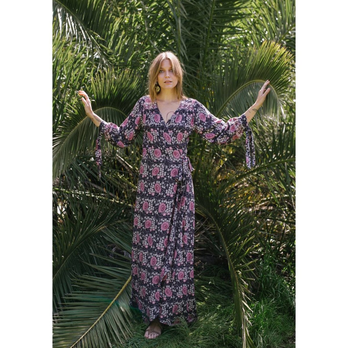 Natalie Martin Collection Danika Dress - Vintage Flowers Violet ...