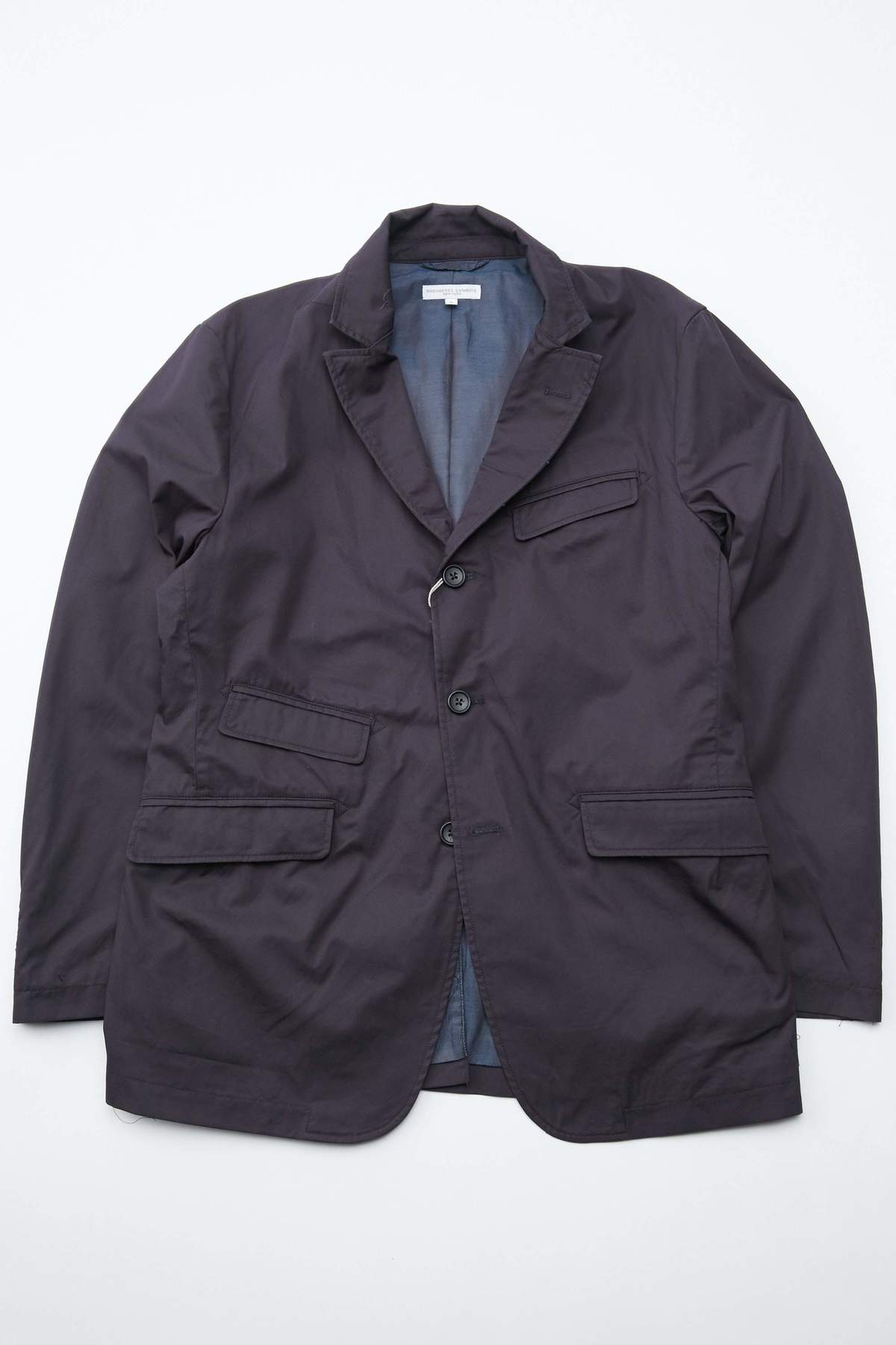 Engineered Garments Andover Highcount Twill Jacket - Dark Navy | Garmentory