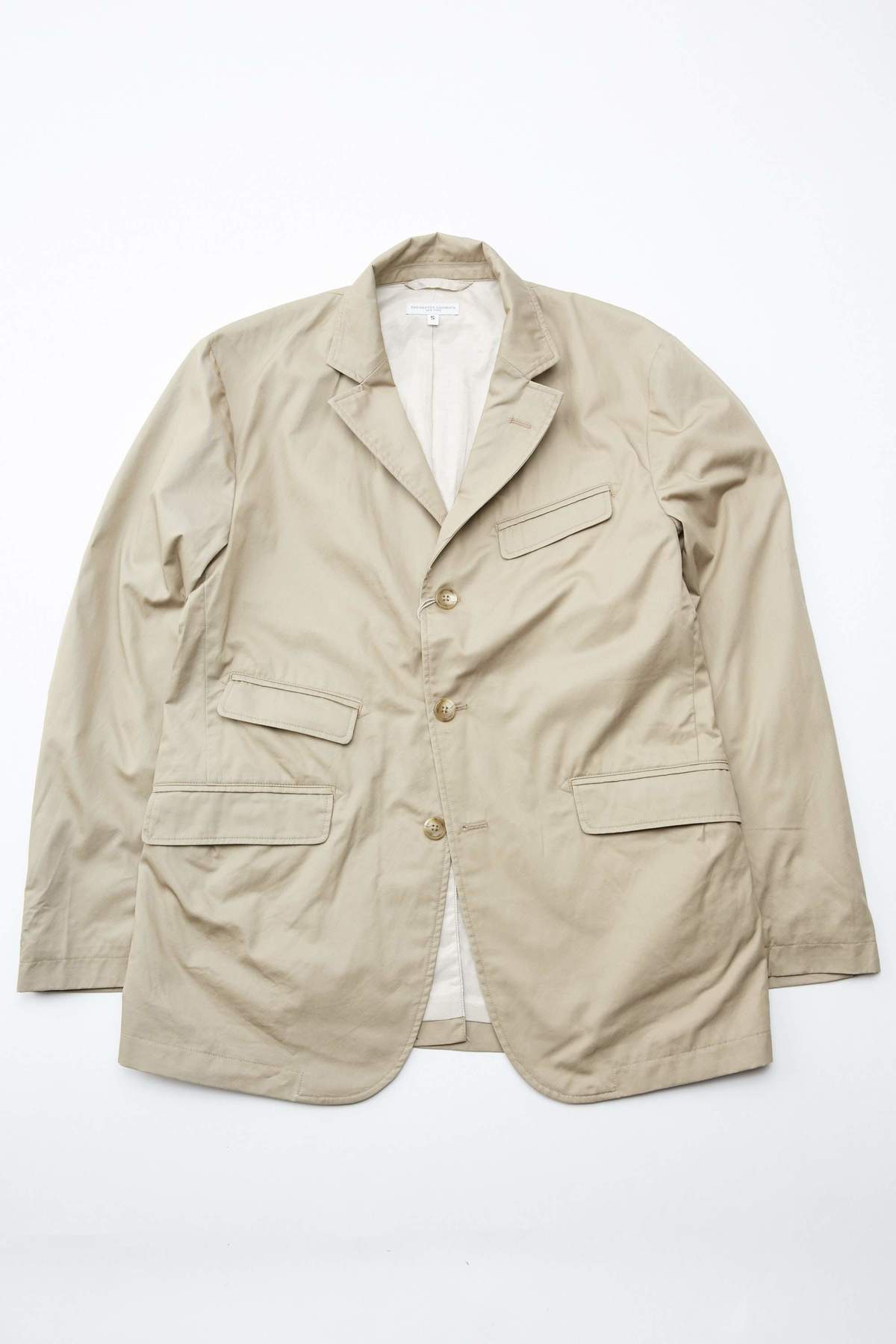 Engineered Garments Andover Highcount Twill Jacket - Khaki | Garmentory