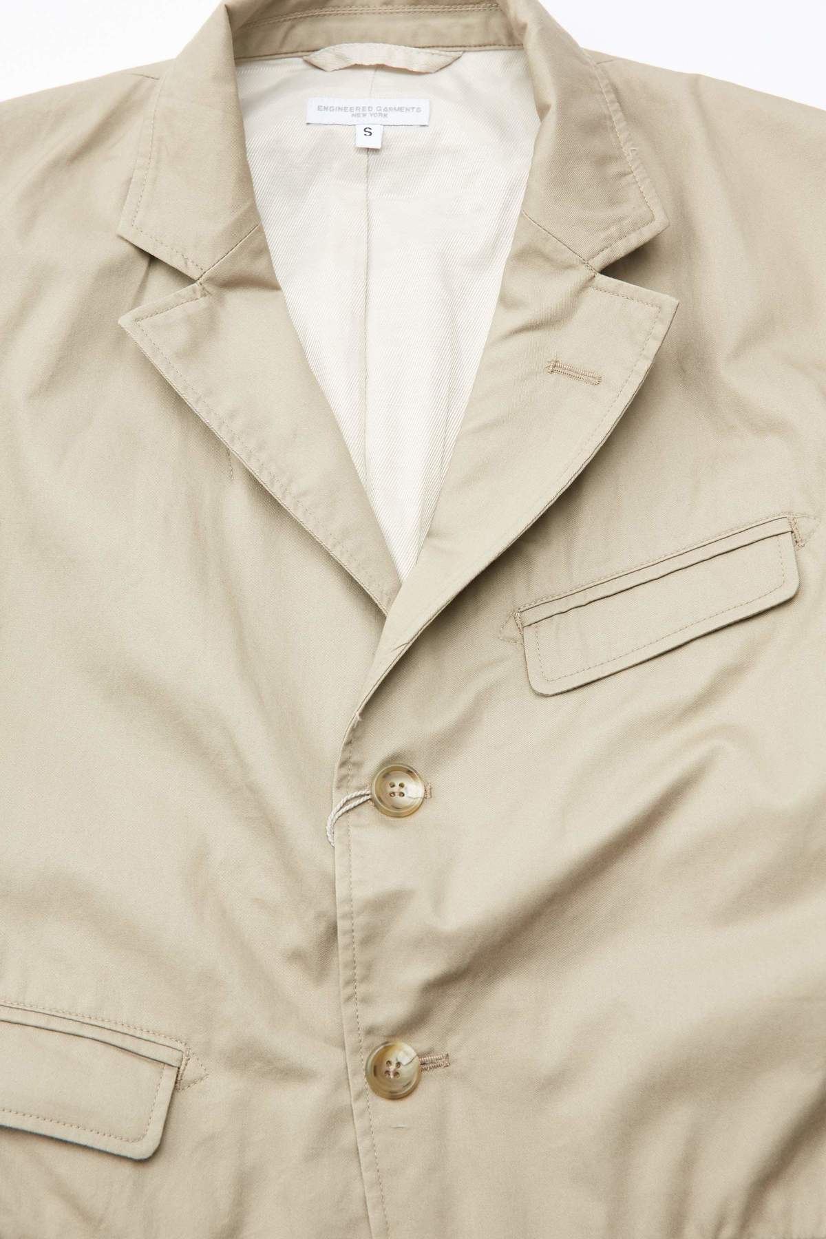Engineered Garments Andover Highcount Twill Jacket - Khaki | Garmentory