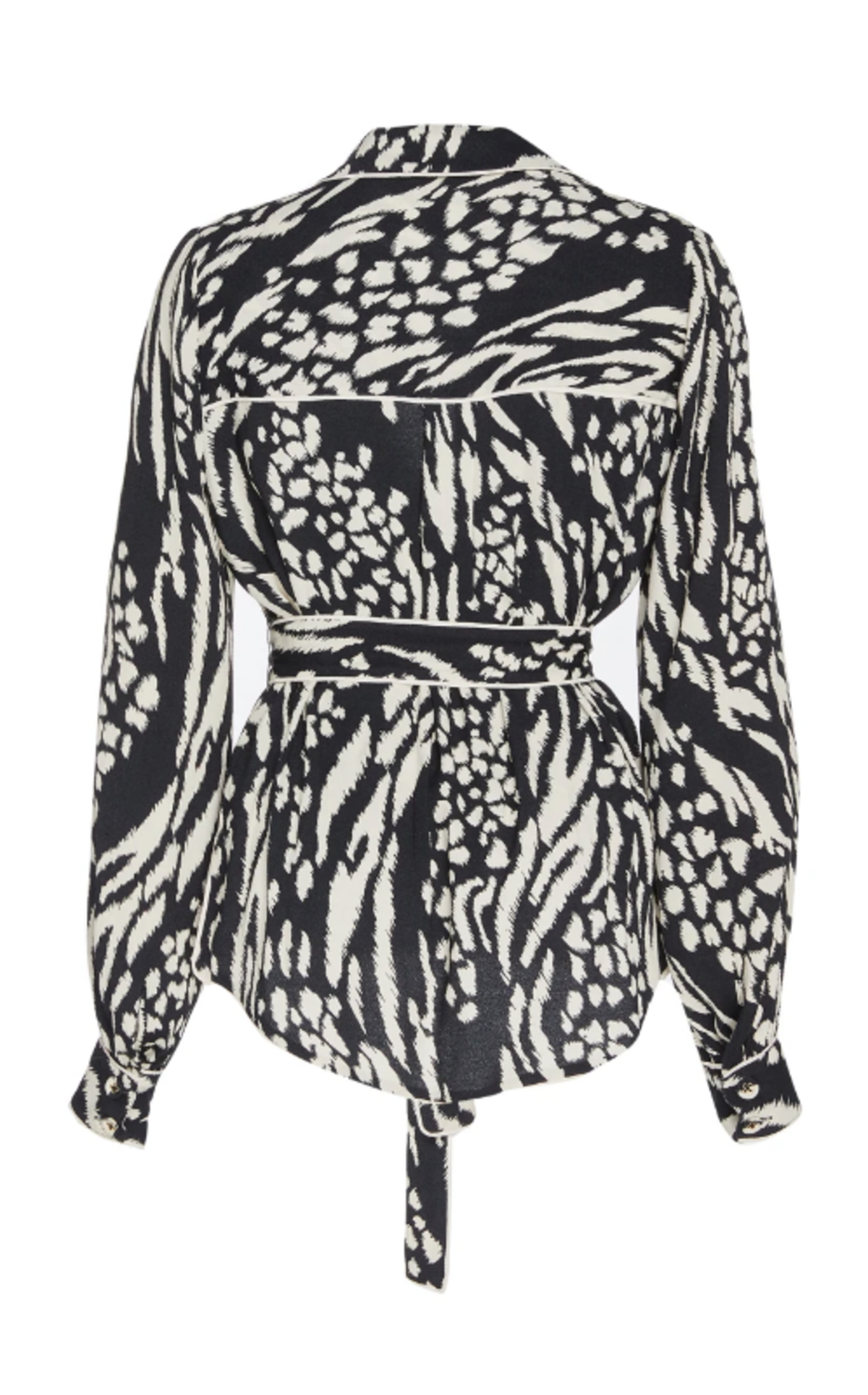Veronica Beard Clive Blouse - Black/Bone | Garmentory