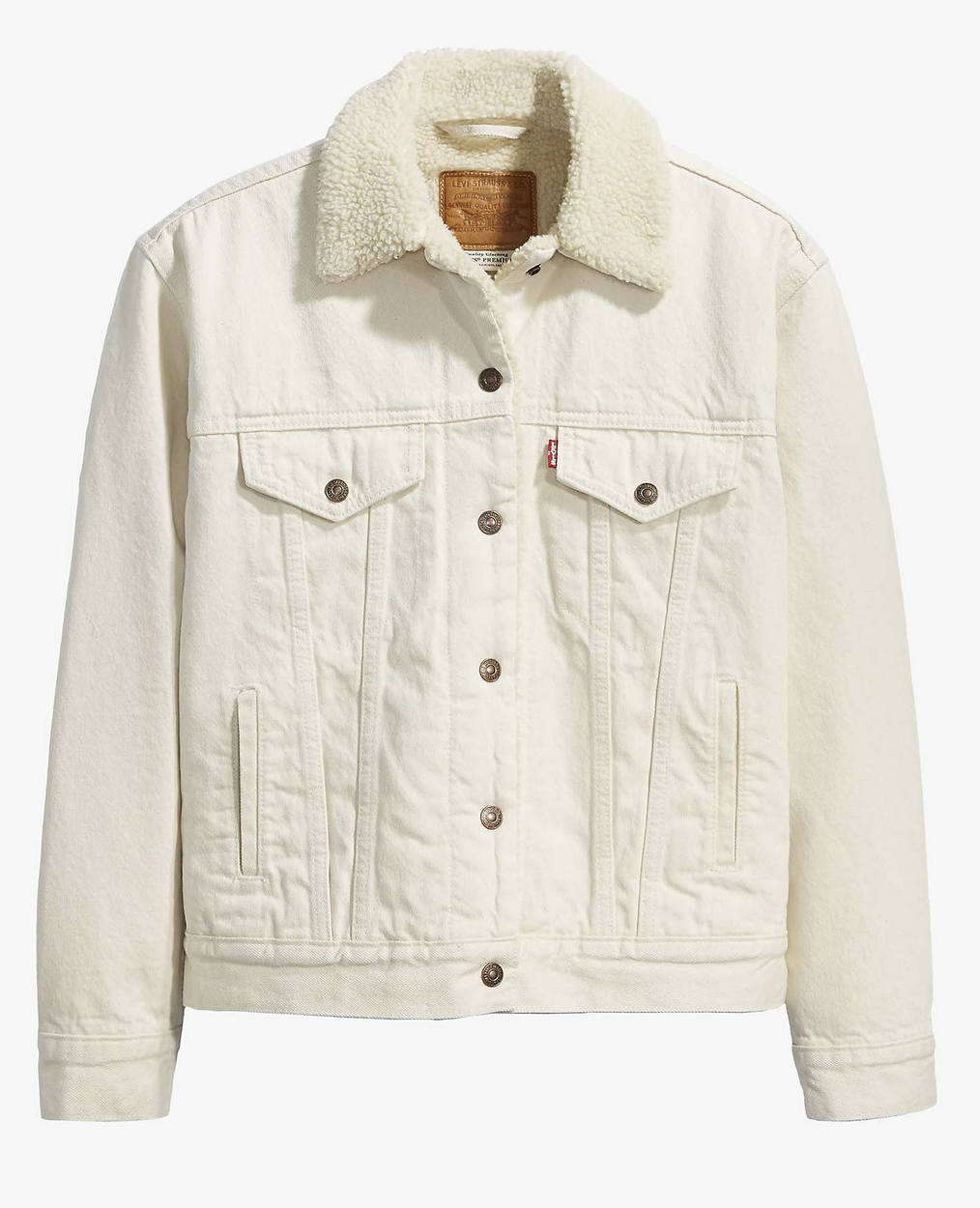 Levi S Ex Bf Sherpa Trucker Jacket