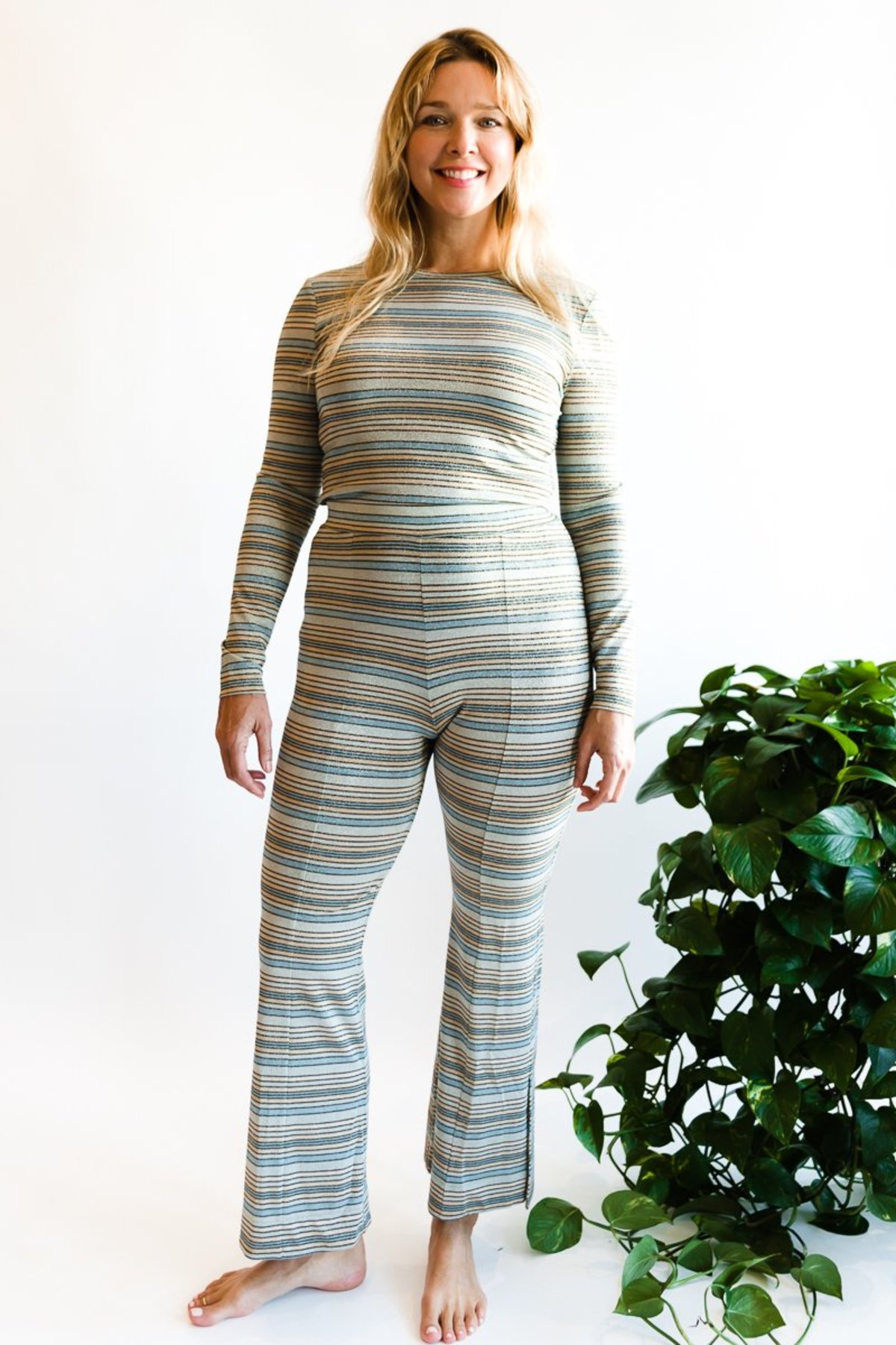 Stine Goya Melanie Bottom - Stripes Blue | Garmentory