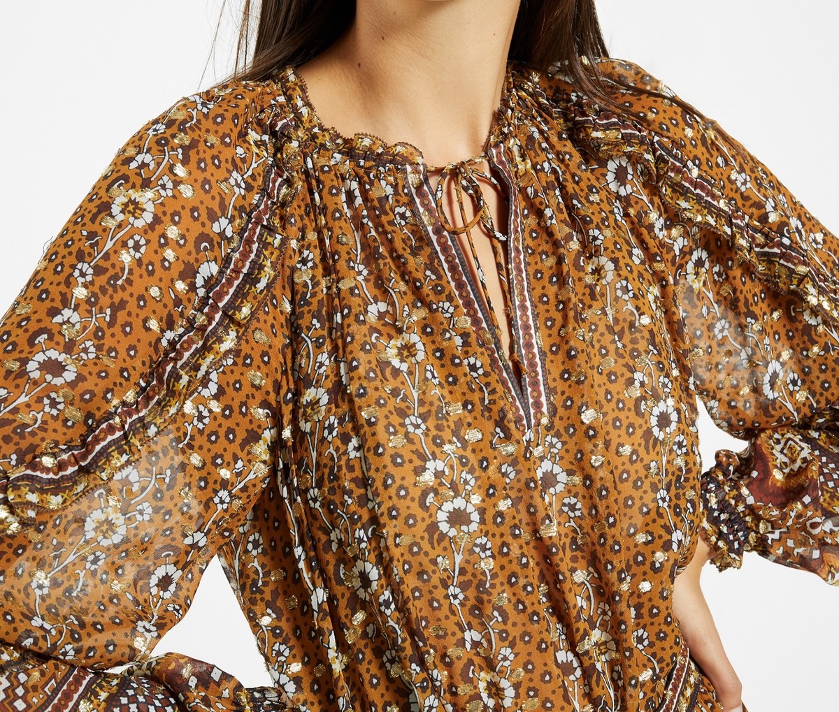 Ulla Johnson Calista silk blouse - BRICK and OCHRE | Garmentory