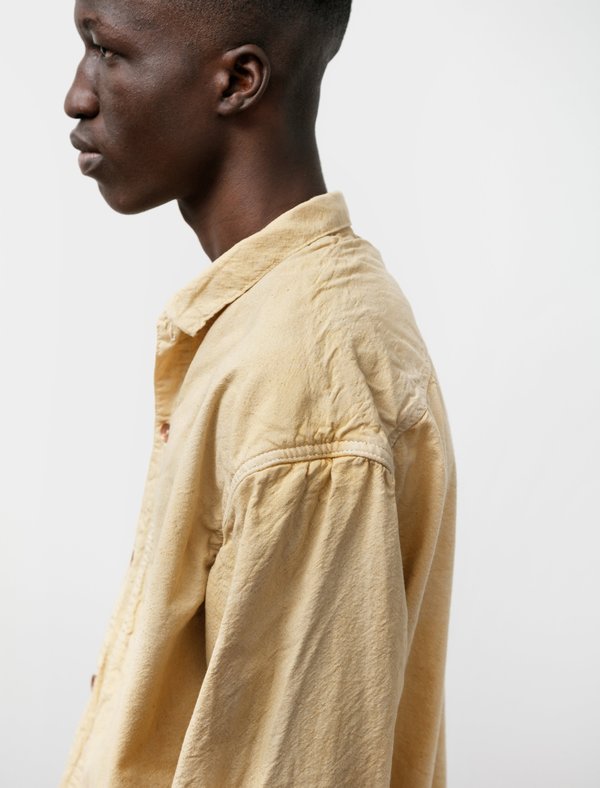 Tender Cotton Flannel Yoke Pocket Shirt - Iron Rust | Garmentory