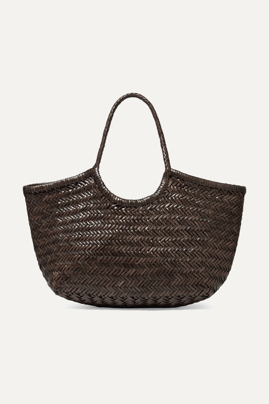 Dragon Diffusion NANTUCKET BASKET BAG - DARK BROWN | Garmentory