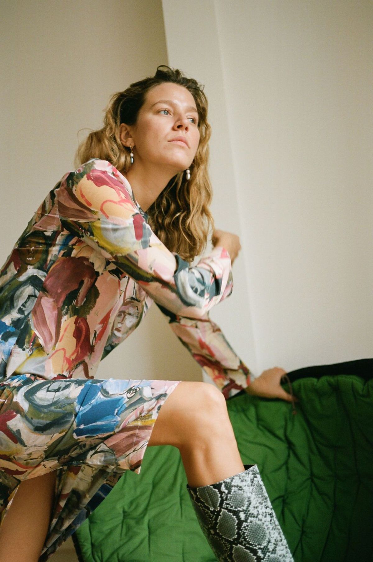 Wray Hannah Dress - Faces Print | Garmentory