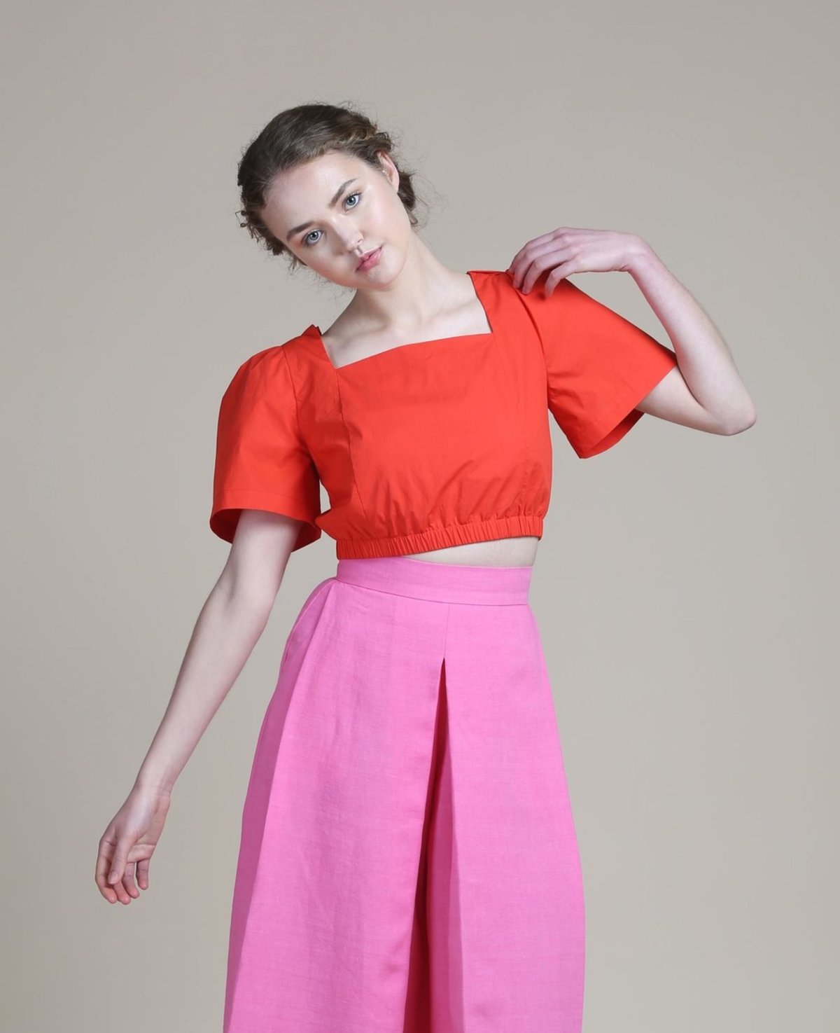 WHiT Darcy Top - poppy | Garmentory