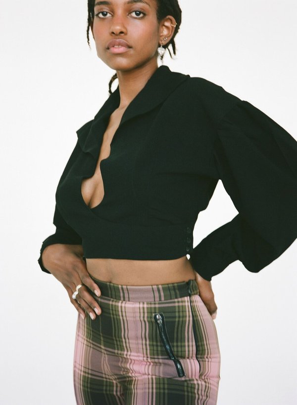 Tyler Mcgillivary Drip Top - Black Crepe | Garmentory