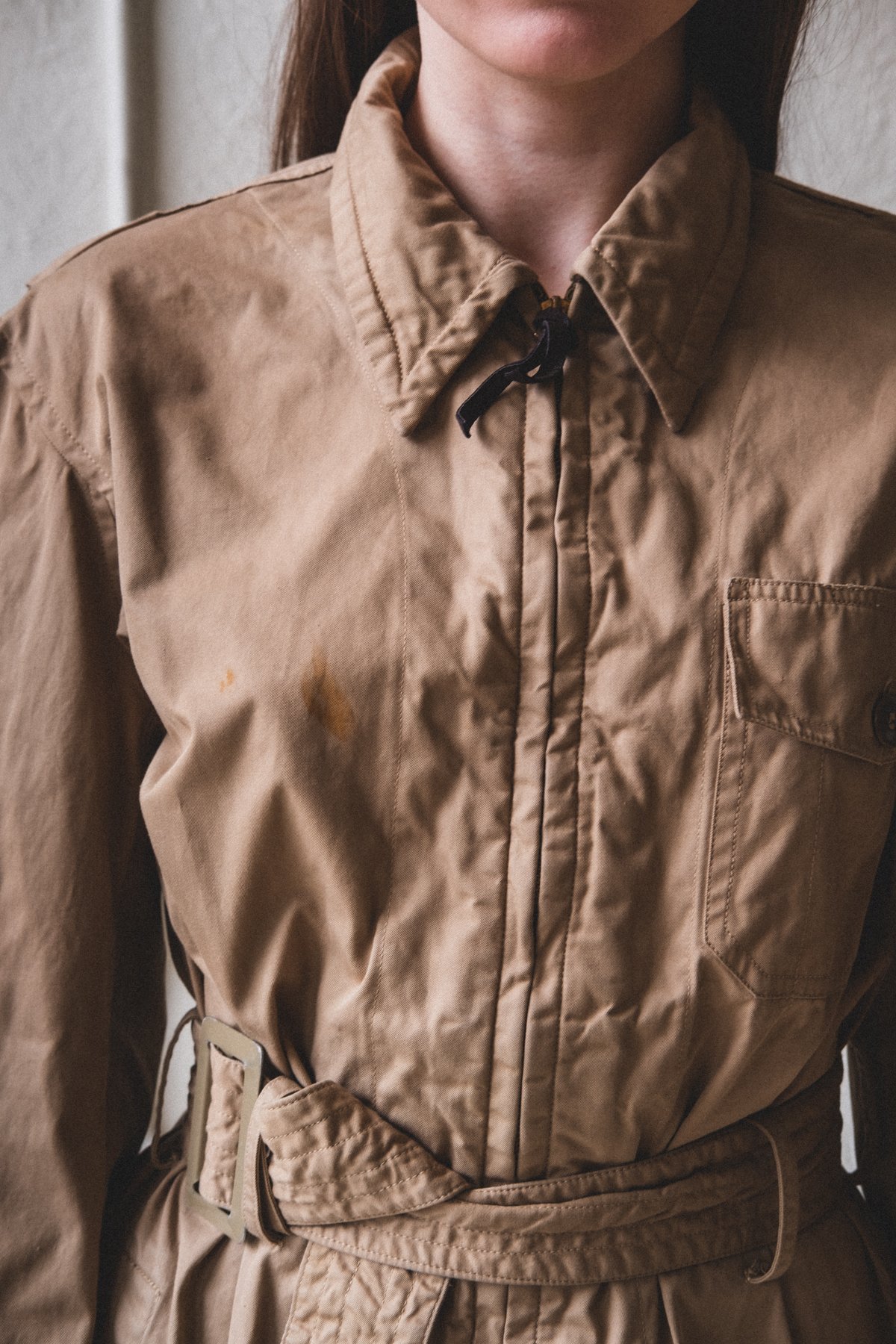 VINTAGE AVIATOR COVERALLS - tan | Garmentory