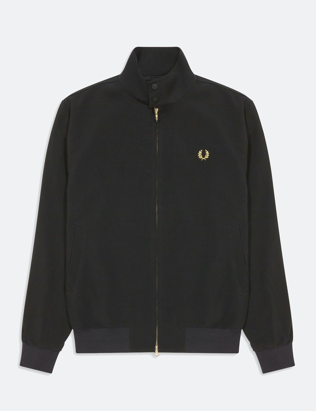 Fred Perry Lightweight Harrington Jacket - Black | Garmentory