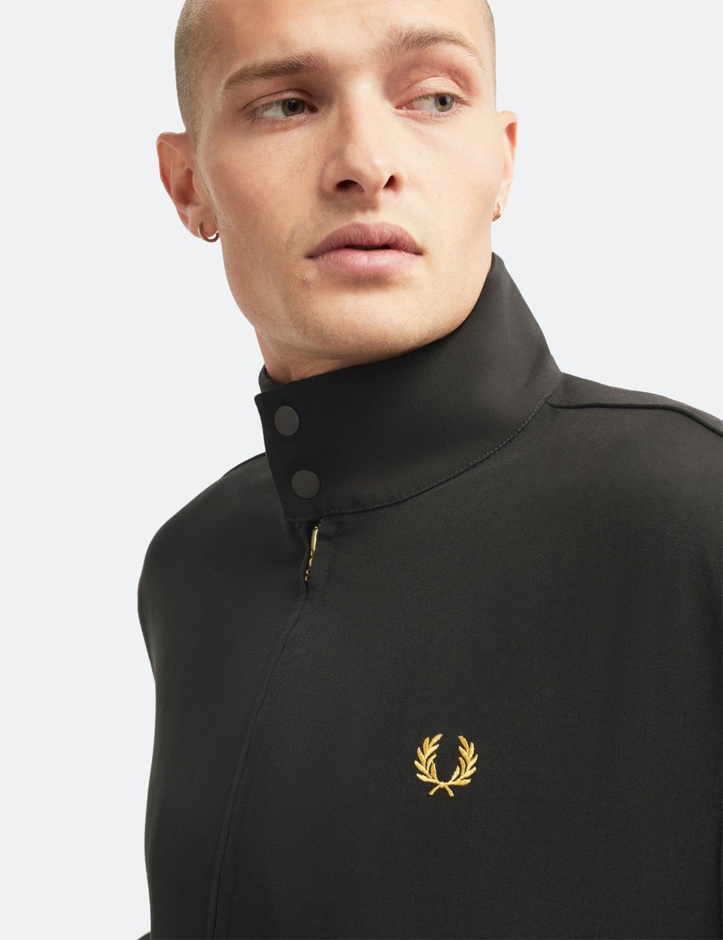 Fred Perry Lightweight Harrington Jacket - Black | Garmentory