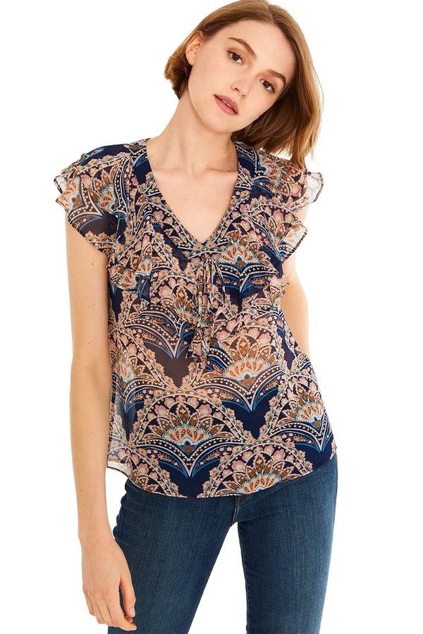 Misa Trisha Top - Resort Paisley | Garmentory