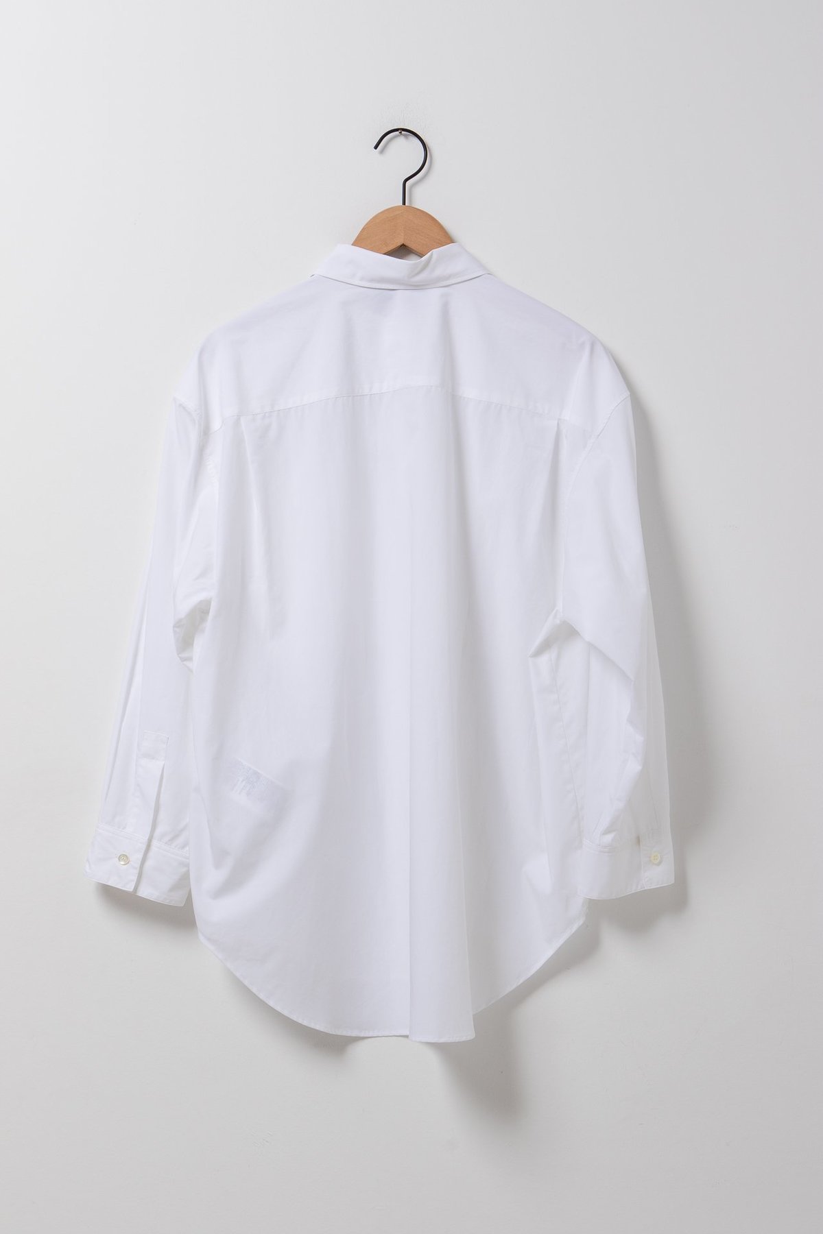 Hache Oversized Button Down Blouse - White | Garmentory