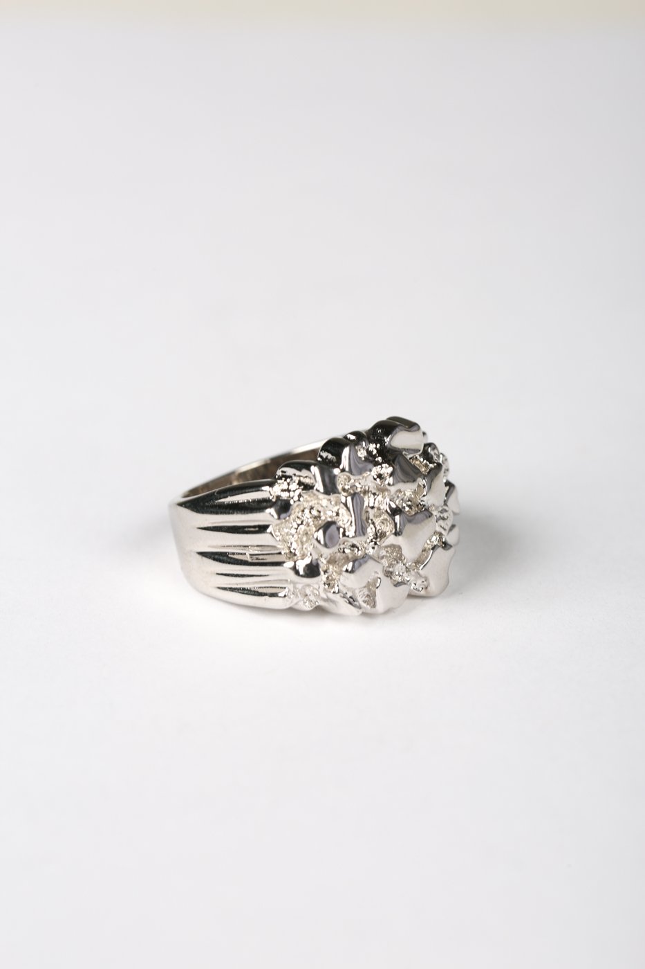 The Silver Stone Cluster Ring - Silver | Garmentory