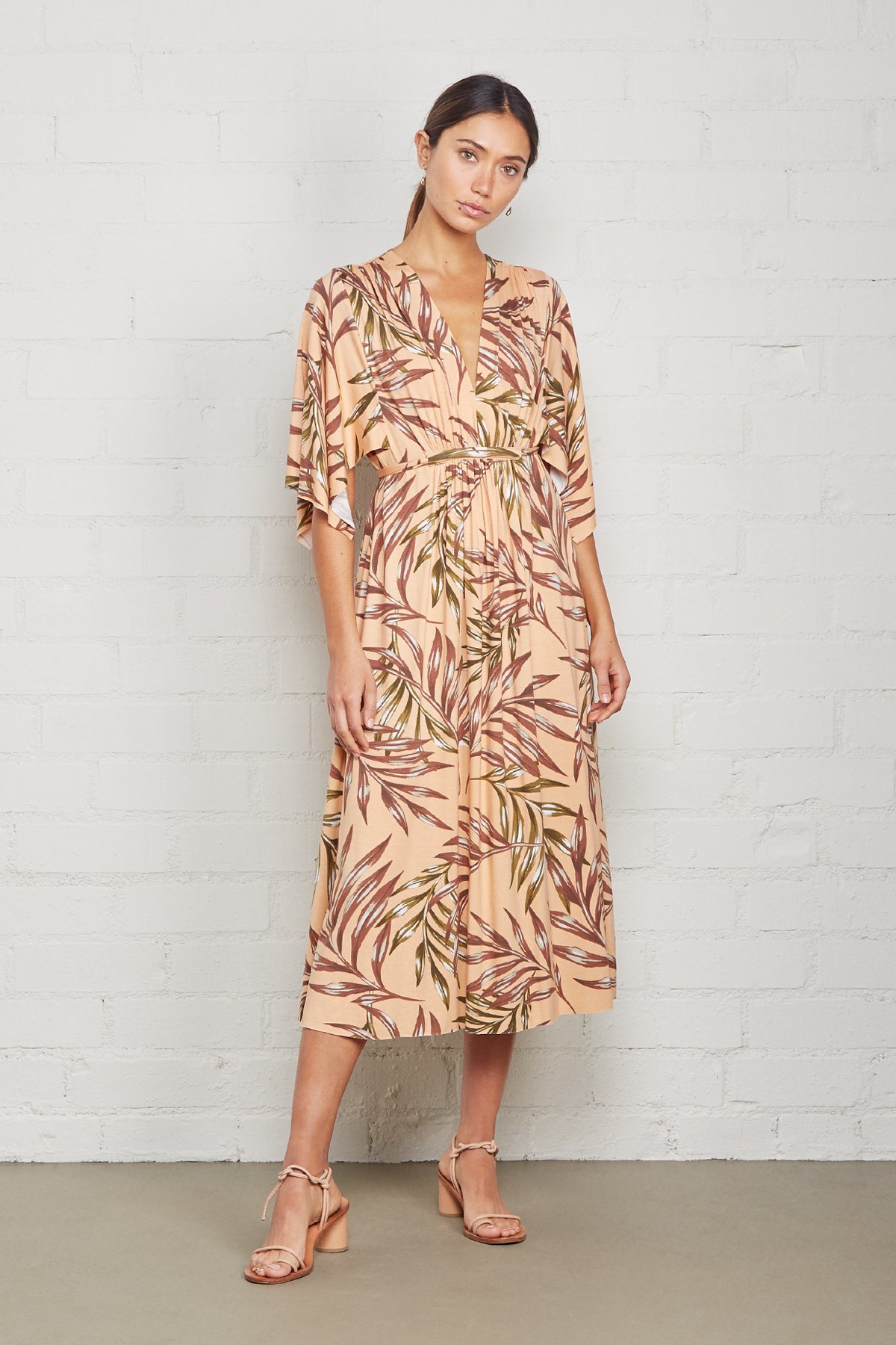 Rachel Pally Mid-Length Caftan Dress - Palm | Garmentory