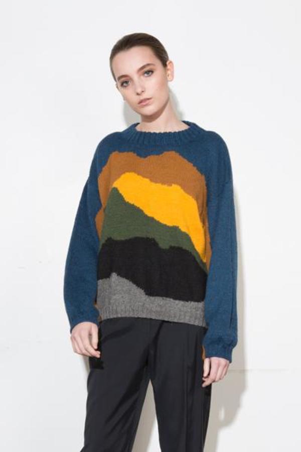 H. Fredriksson LANDSCAPE SWEATER | Garmentory