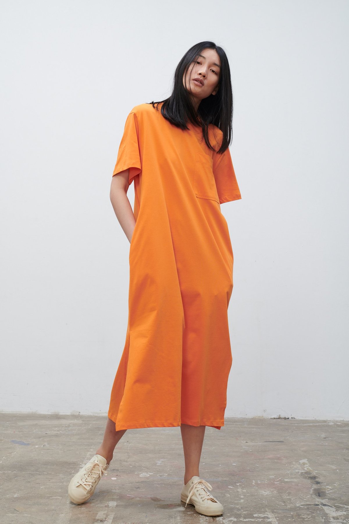 Studio Nicholson Boyd Dress - Saffron | Garmentory