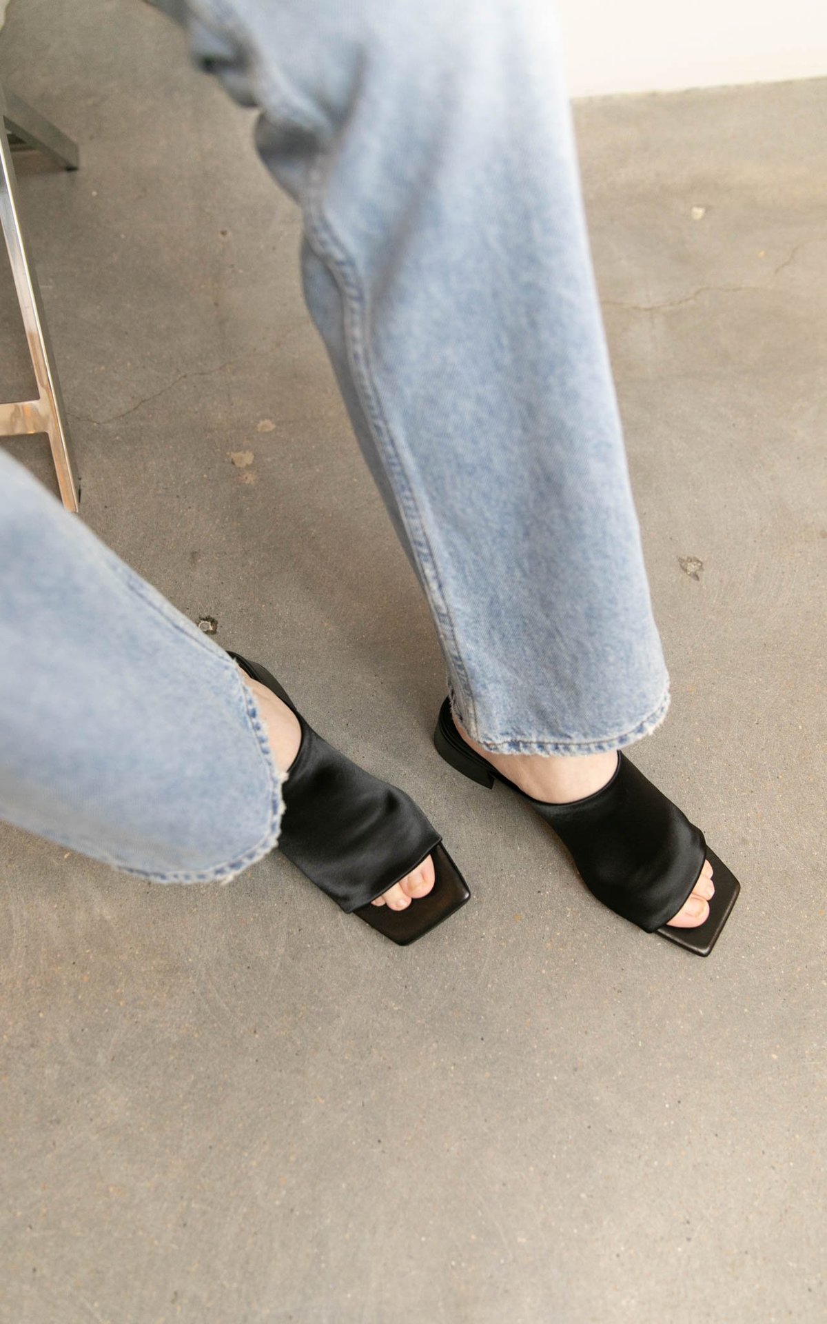 MIISTA CATERINA LYCRA SANDALS - BLACK | Garmentory
