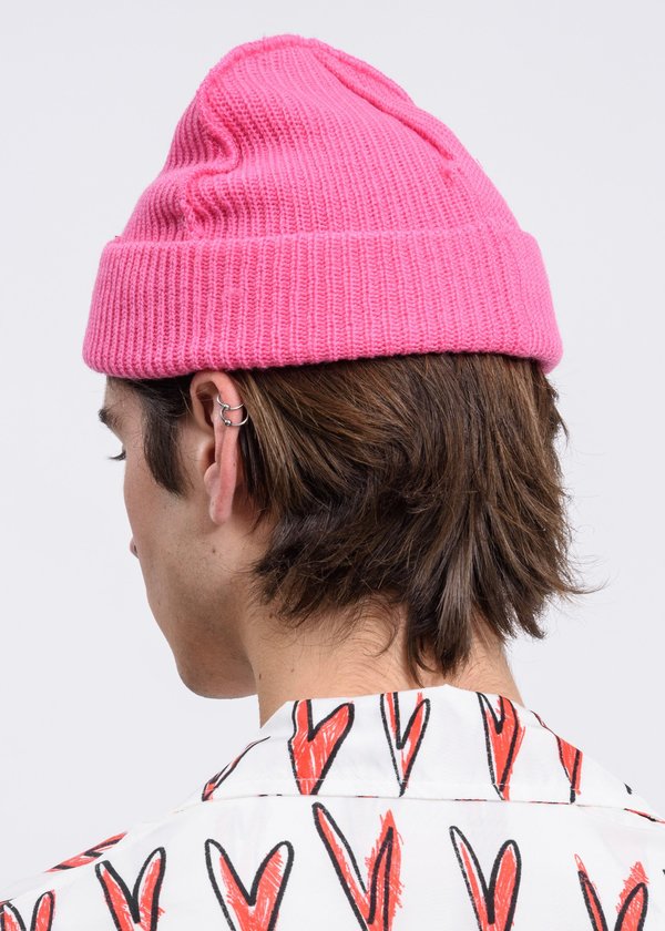 Charles Jeffrey Loverboy Tag Beanie - pink | Garmentory