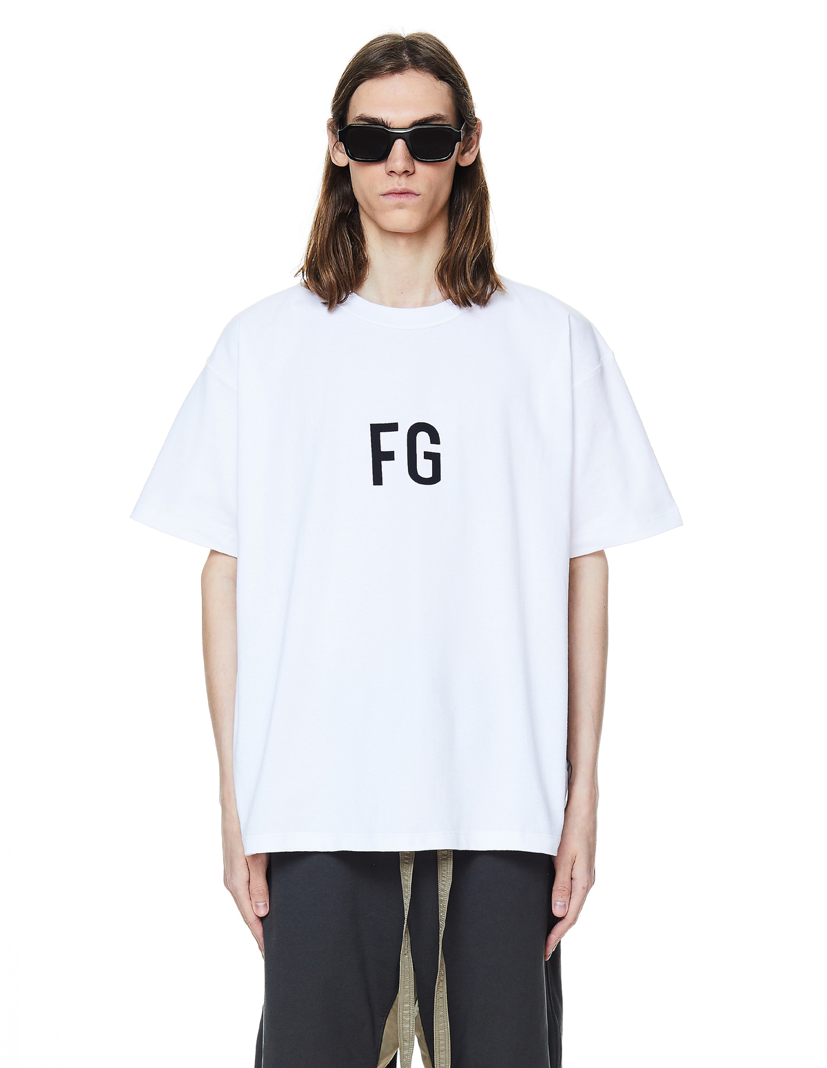 Fear of God Cotton FG T-Shirt - White | Garmentory