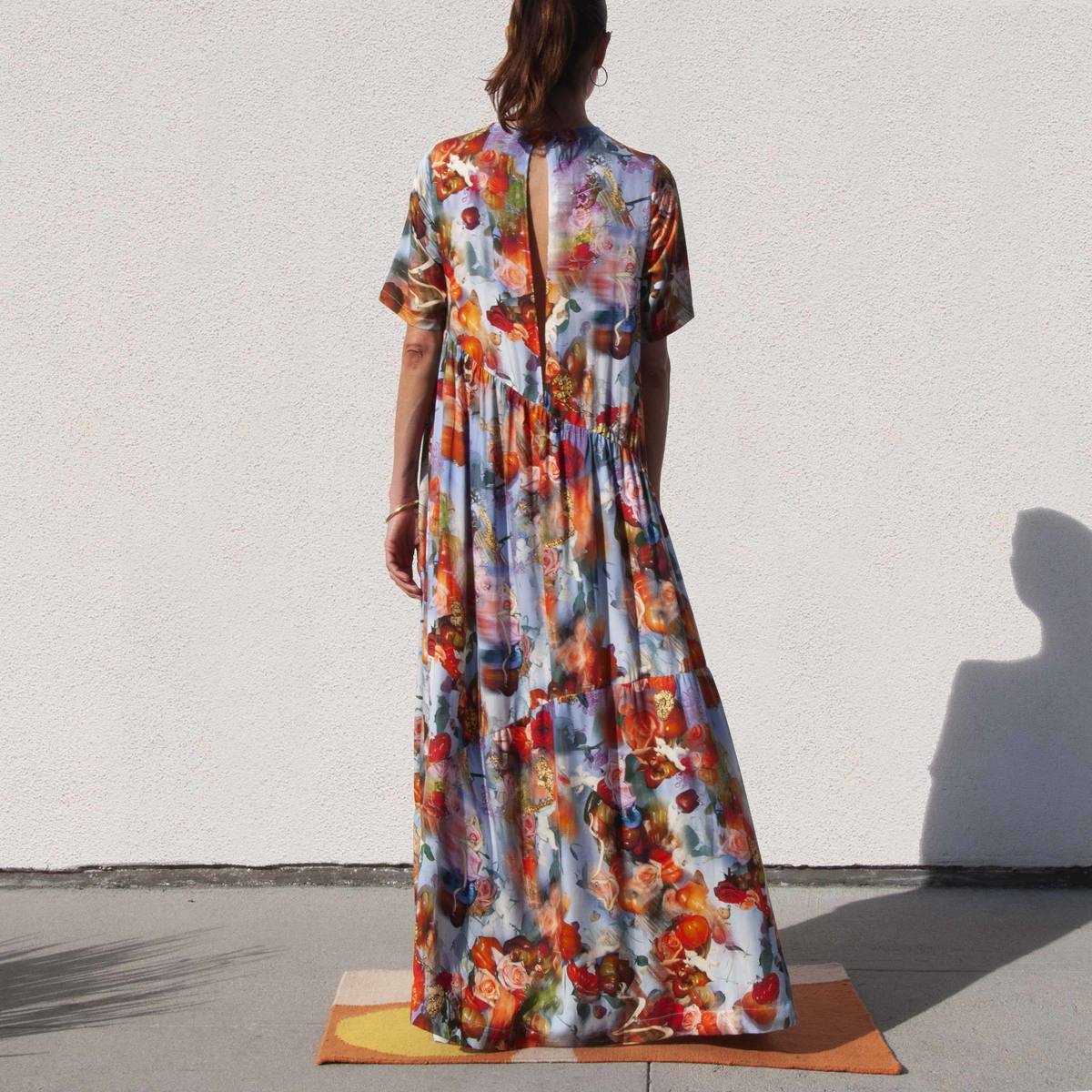 Collina Strada Ritual Dress - Sistine Tomato | Garmentory