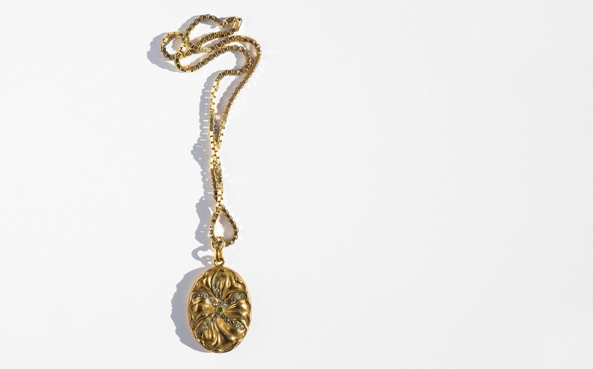 Vintage The Secret Lover Locket Necklace - Gold | Garmentory