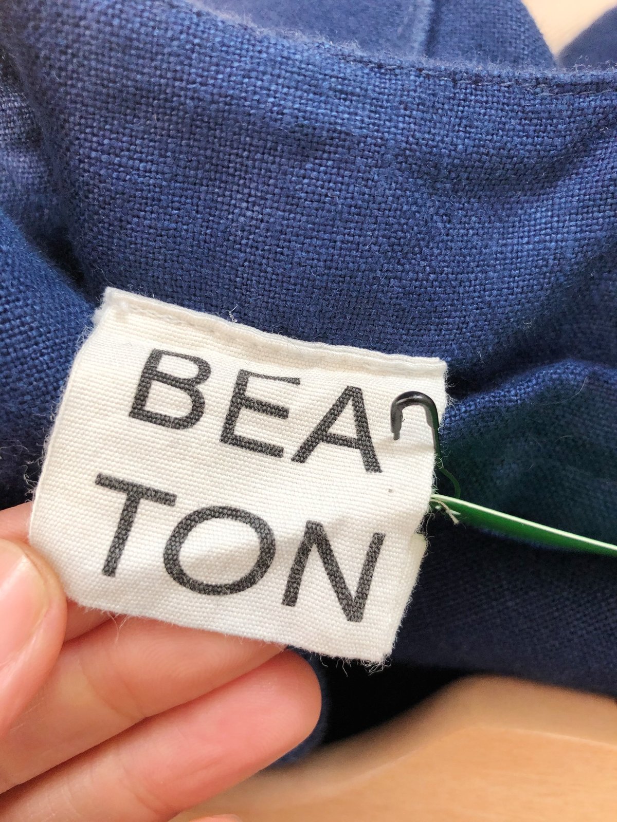 Vintage Beaton Linen Overall - Navy | Garmentory