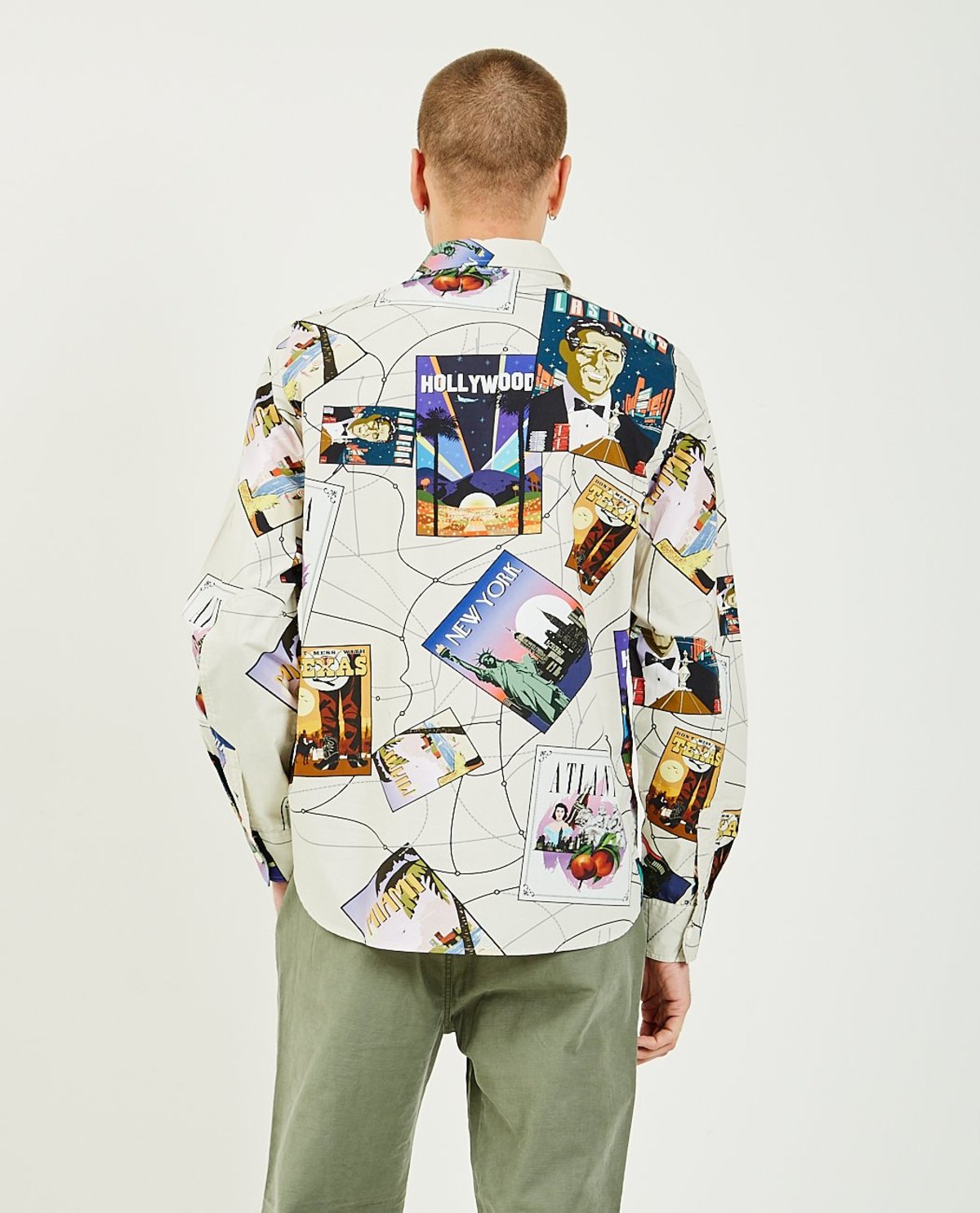 Ovadia & Sons Landmark Ian Shirt - cream | Garmentory