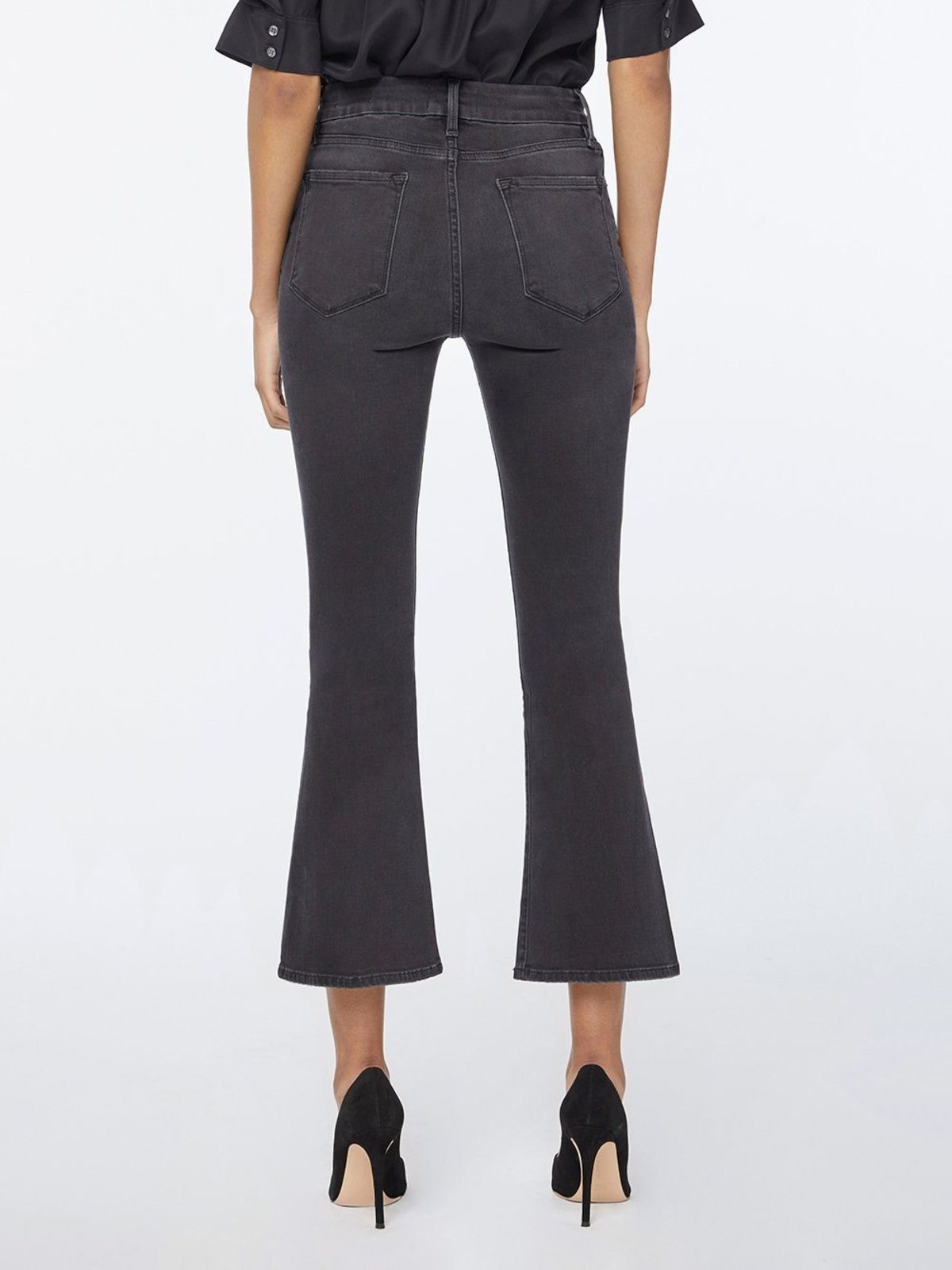 FRAME Denim Frame Le Crop Mini Boot - Sanded Seam | Garmentory