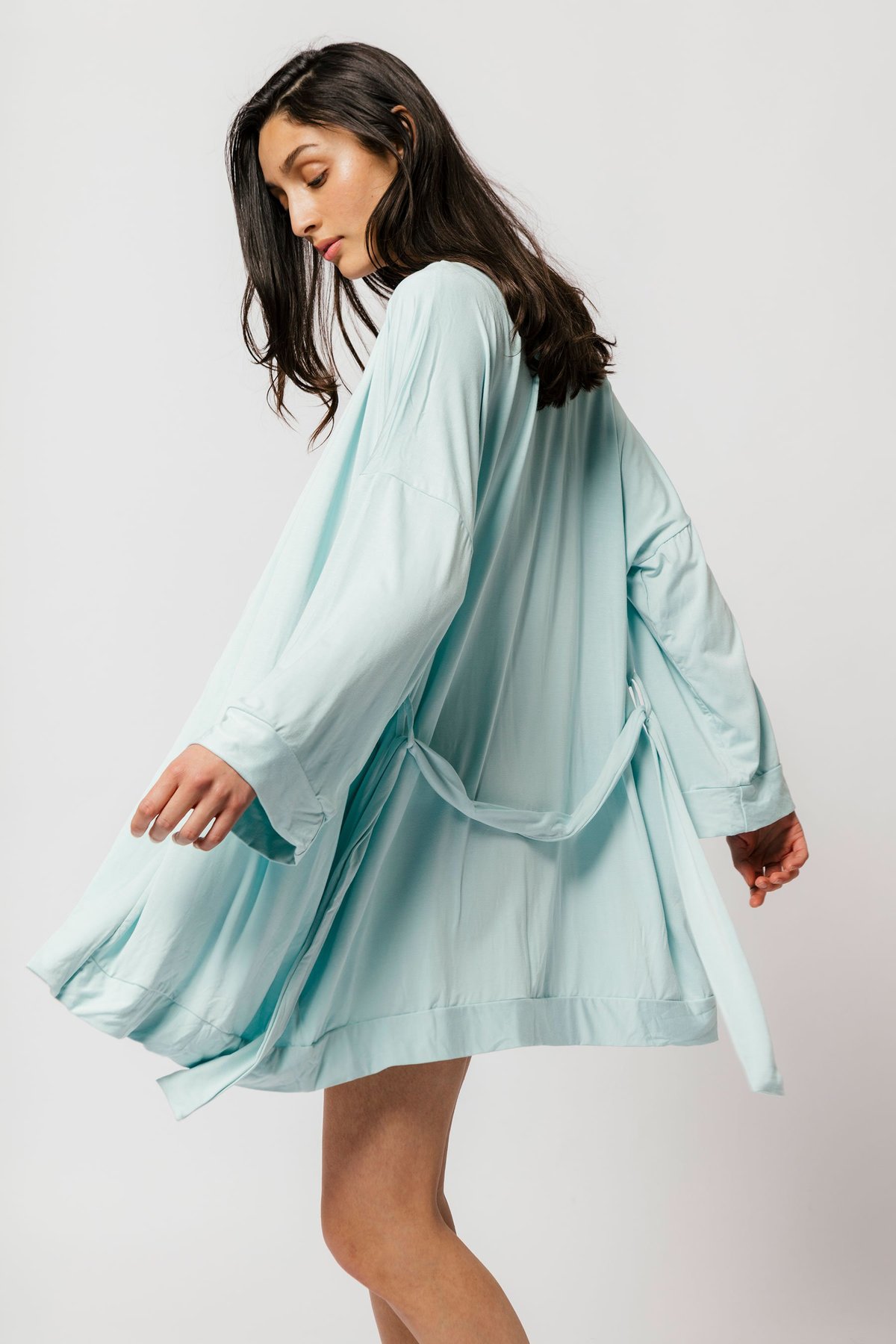 Mary Young Sample Oli Robe - Mint | Garmentory