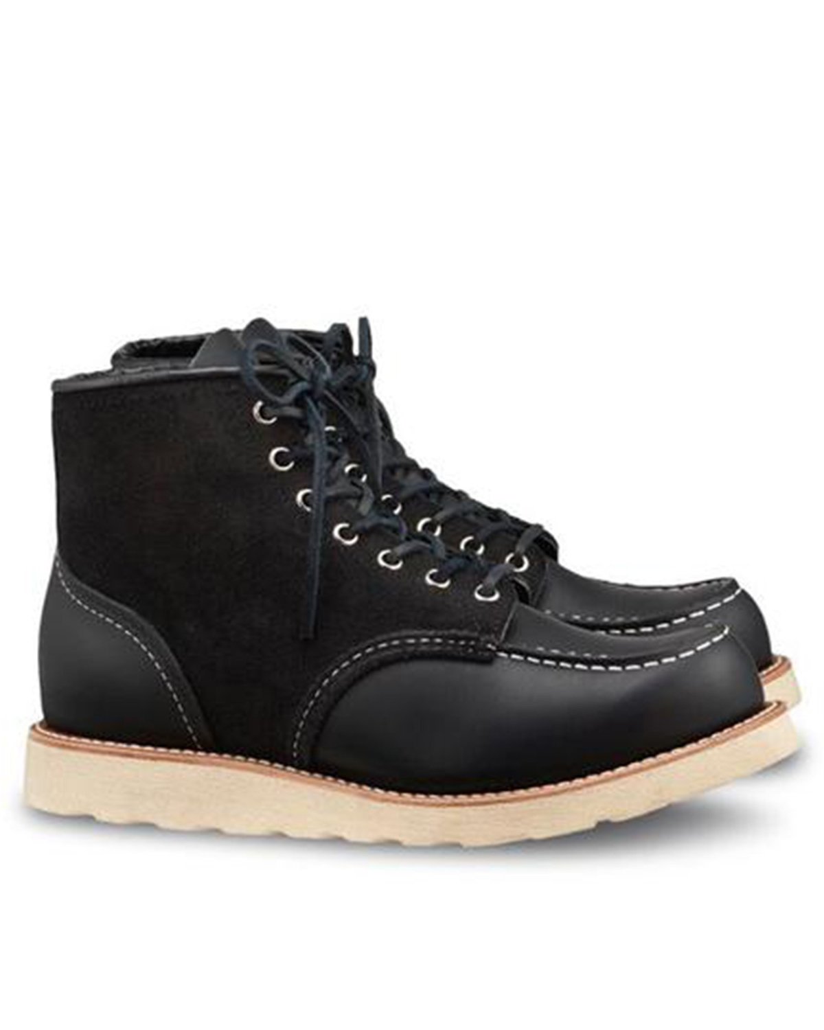 Red Wing Shoes 8818 6 Moc Toe Boot - Black | Garmentory