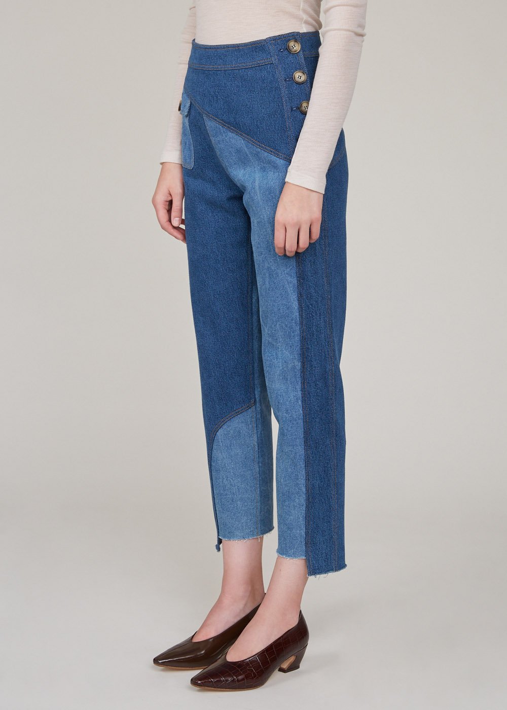 REJINA PYO Lucie pants - blue tonal mix | Garmentory
