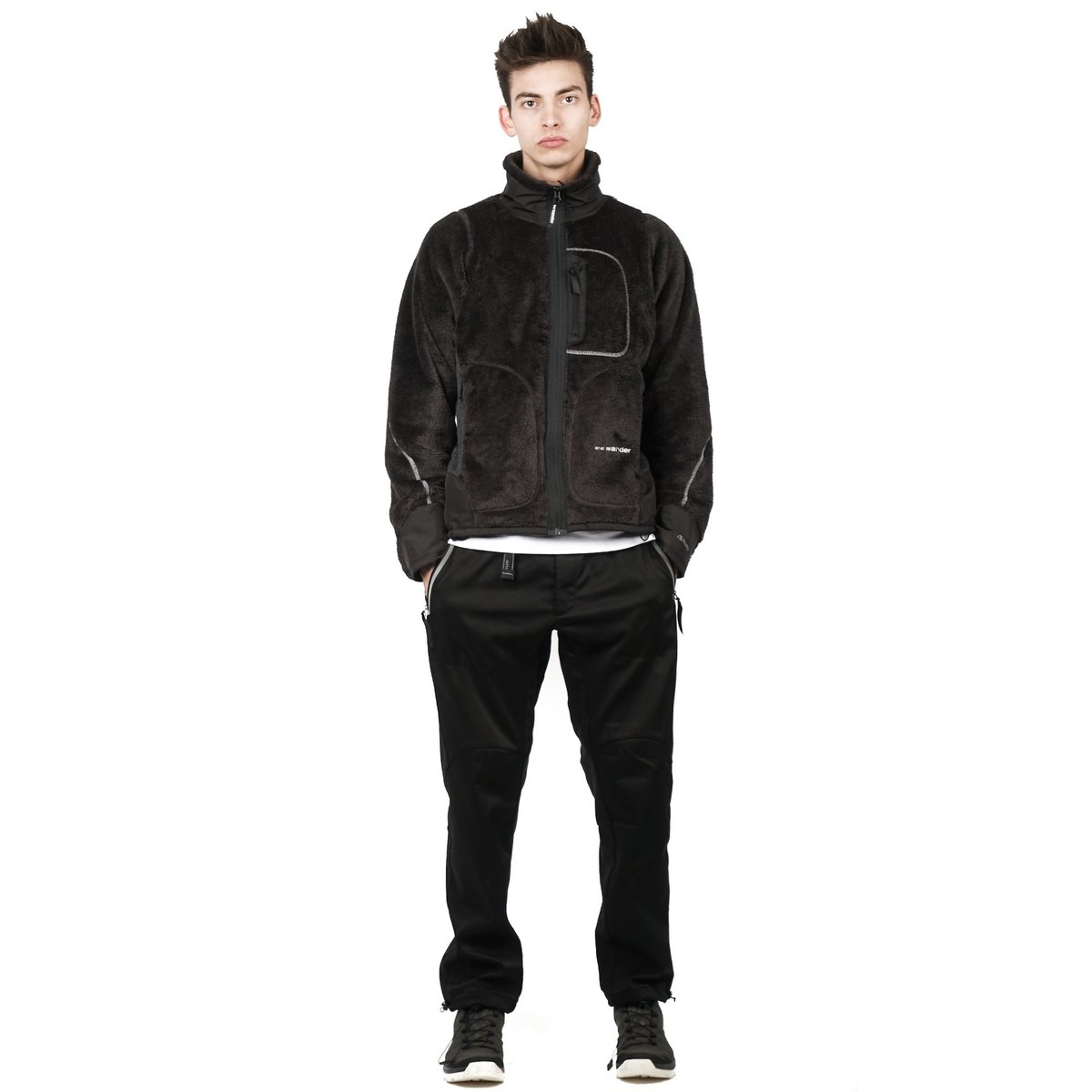 and wander High Loft Fleece Jacket - Charcoal | Garmentory