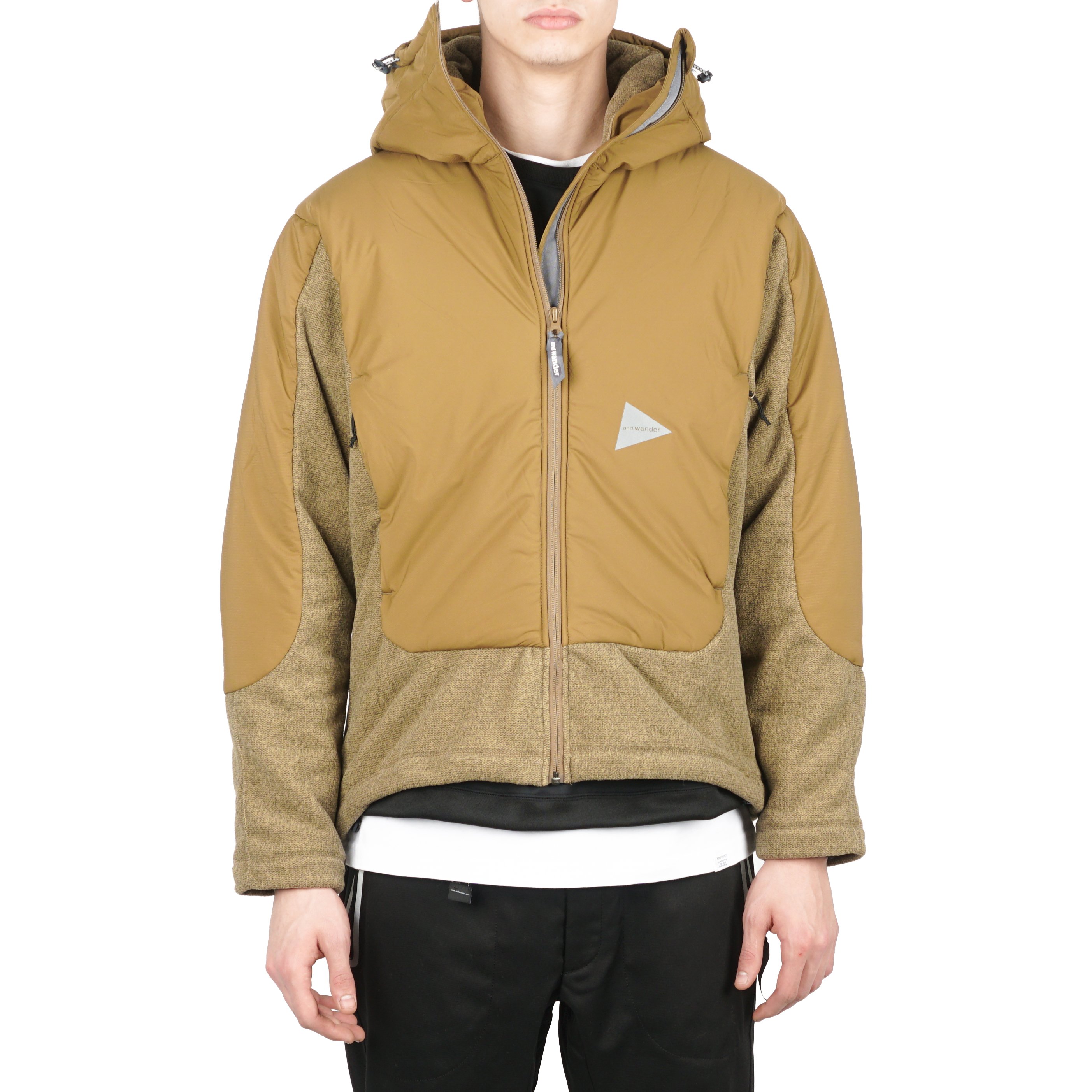 and wander Top Fleece Jacket - Beige | Garmentory