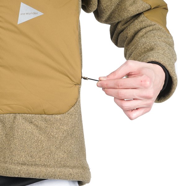 and wander Top Fleece Jacket - Beige | Garmentory