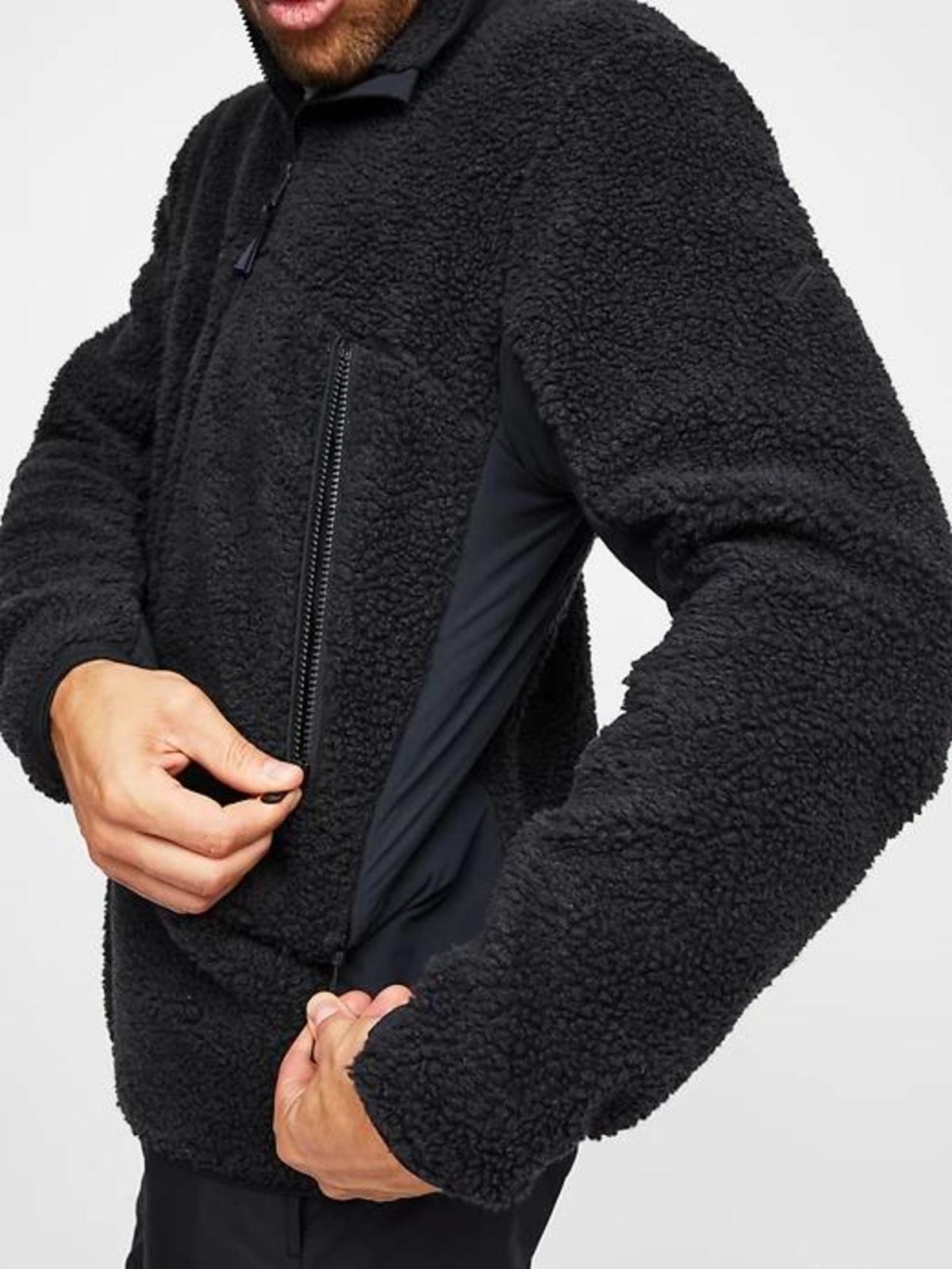 Hill City High Pile Jacket - Black | Garmentory