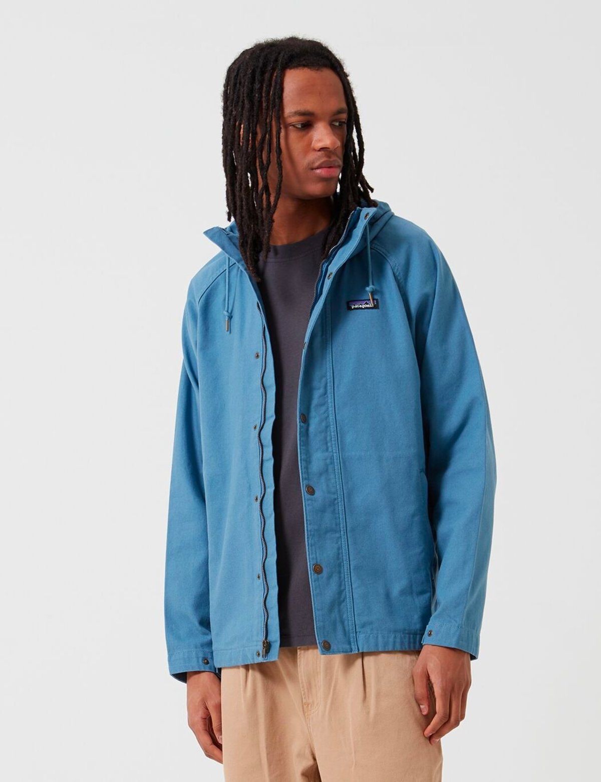 Patagonia Organic Cotton Canvas Jacket - Pigeon Blue | Garmentory